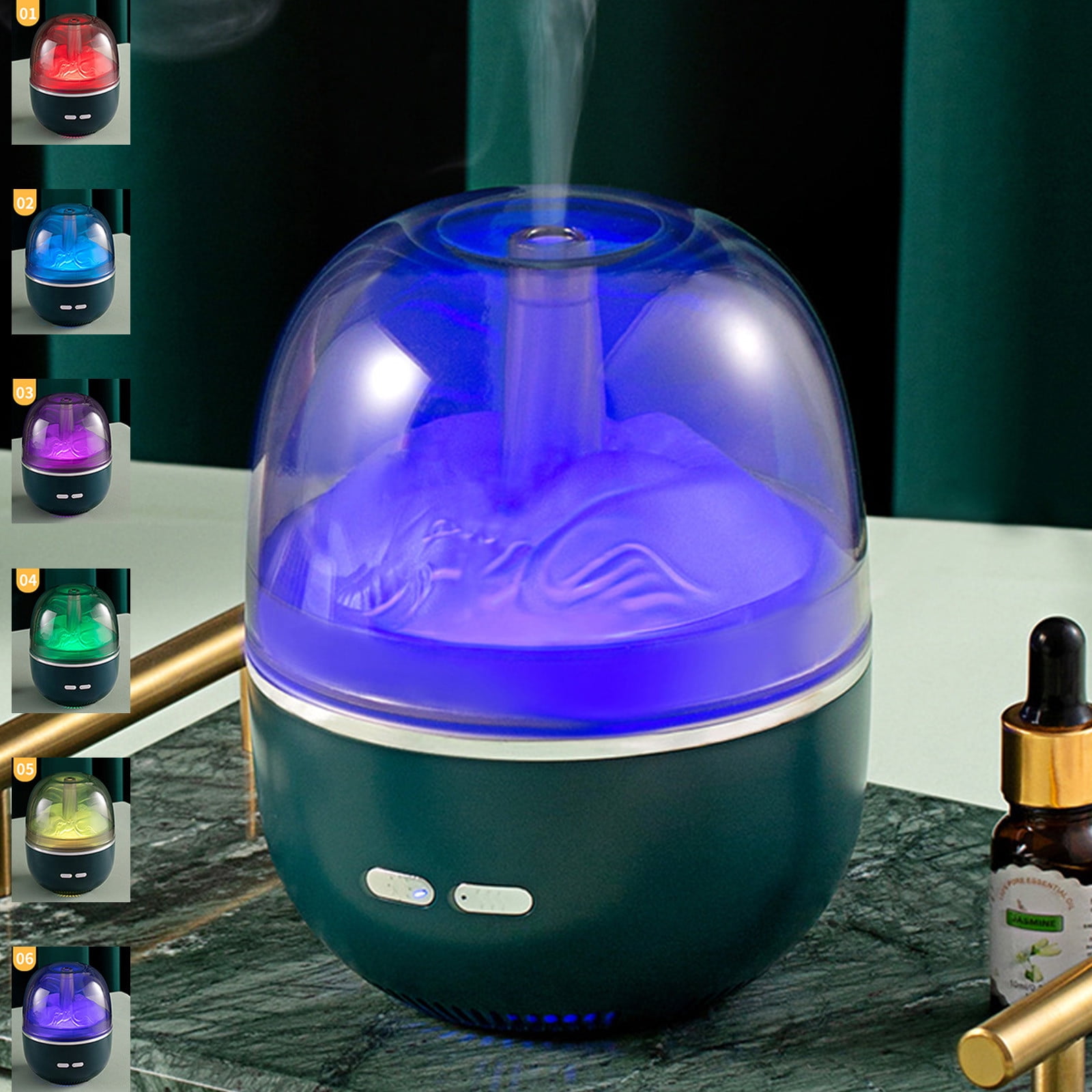 Dealovy Humidifiers For Bedroom Large Room Home Warm For Mist Top Desk ...