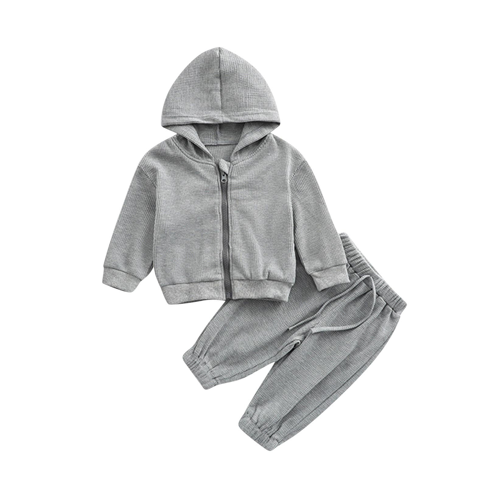 Dealovy Infant Baby Clothes Fall Toddler Zip up Hooded Sweatshirt ...