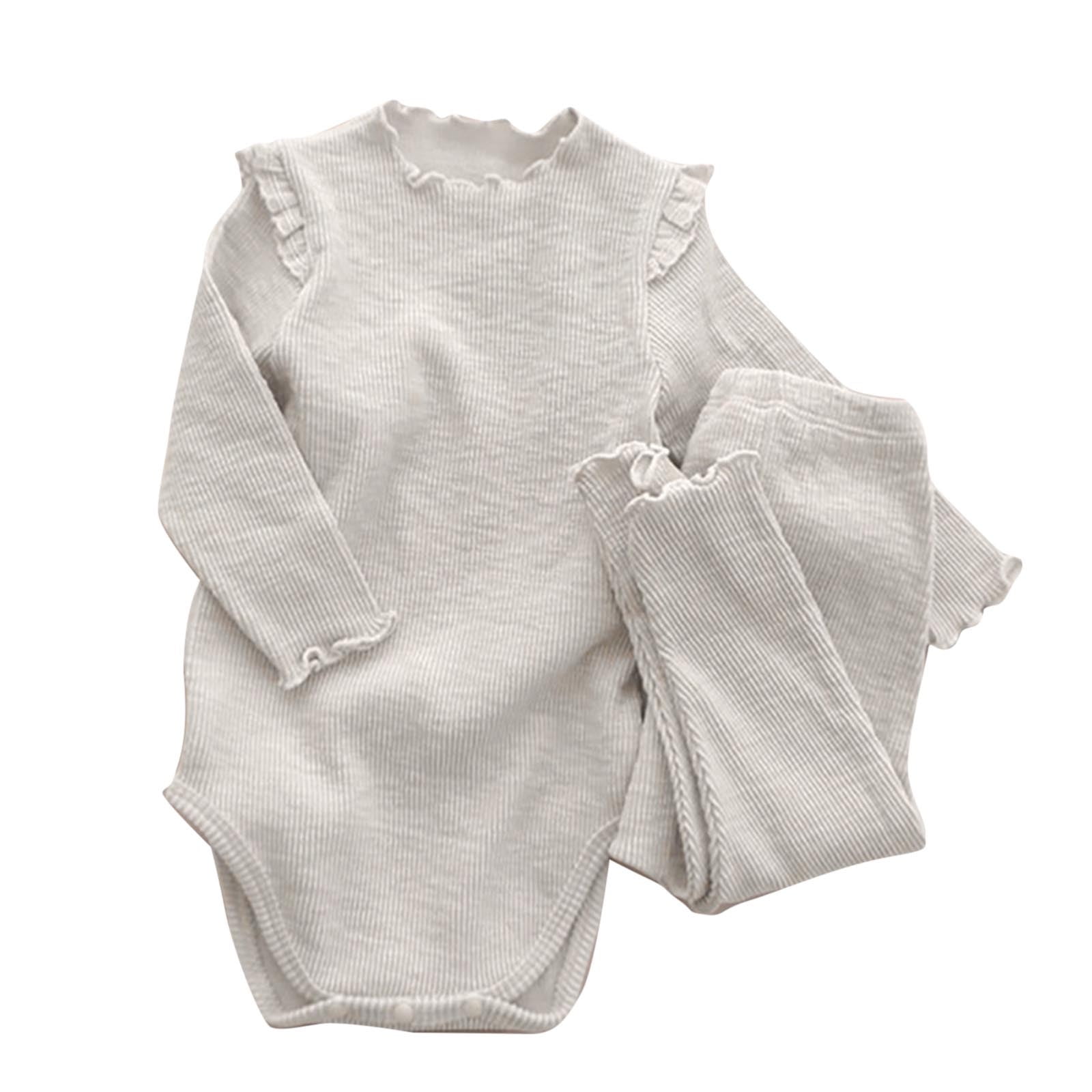 Dealovy Infant Baby Clothes Toddler Long Sleeve Onesie Newborn Girls ...