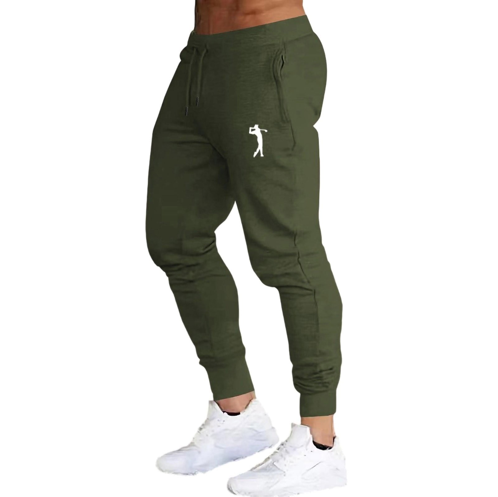 Dealovy Joggers for Men Running Outdoor Workout Sweatpants Fleece ...
