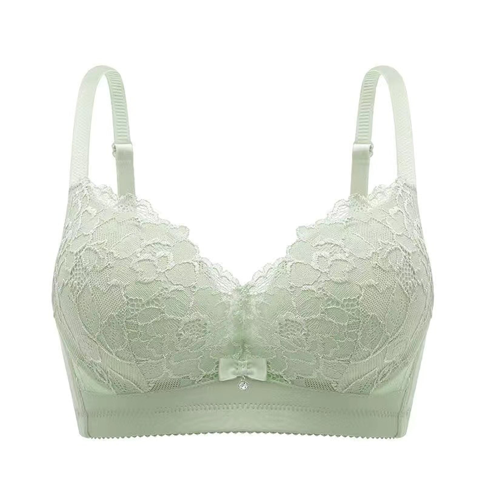 Dealovy Lace Bras for Women Full Coverage Breathable Stretchy Strap No ...