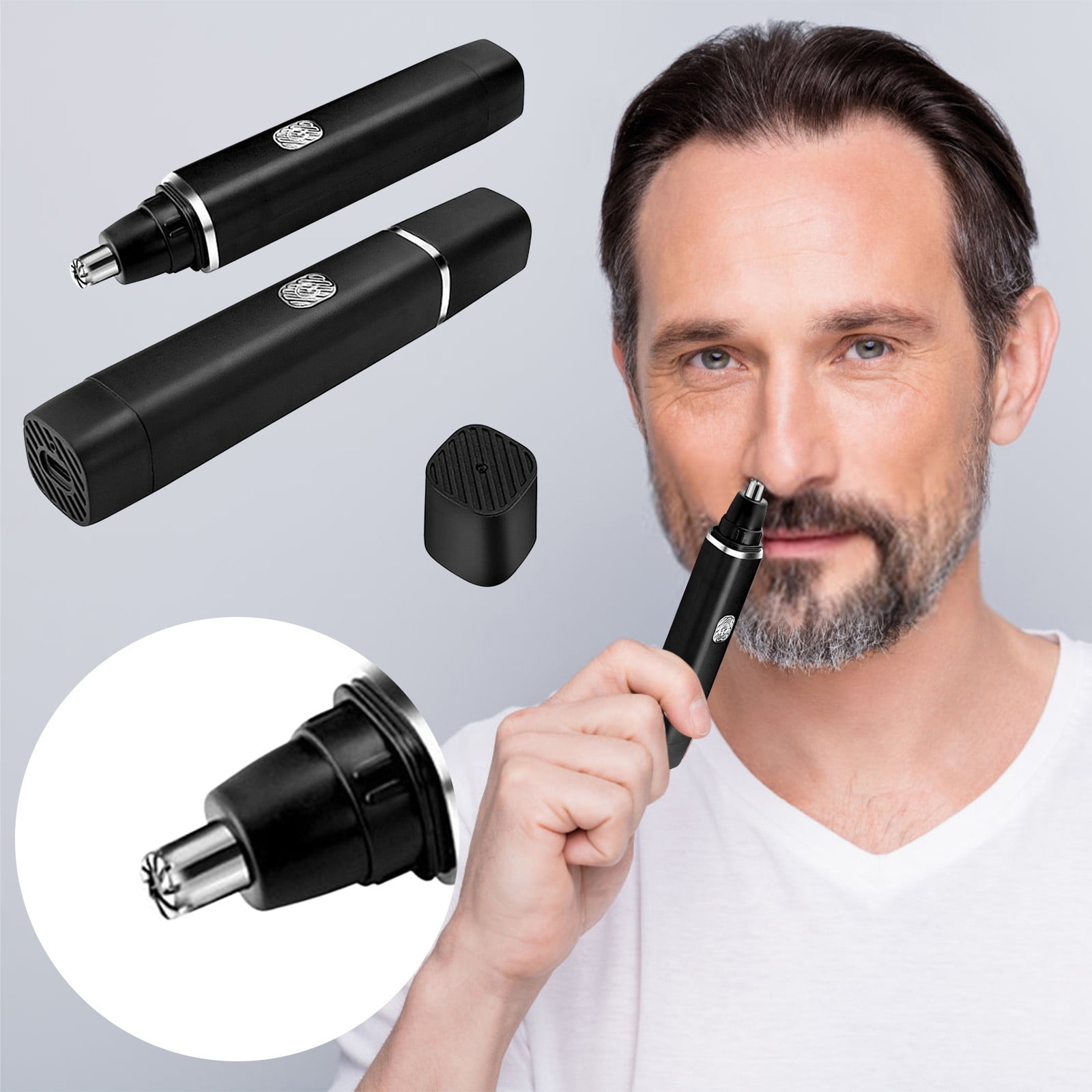 Dealovy Nose Hair Cutter, Nose Hair Ear Hair Cutter Double Cutting ...