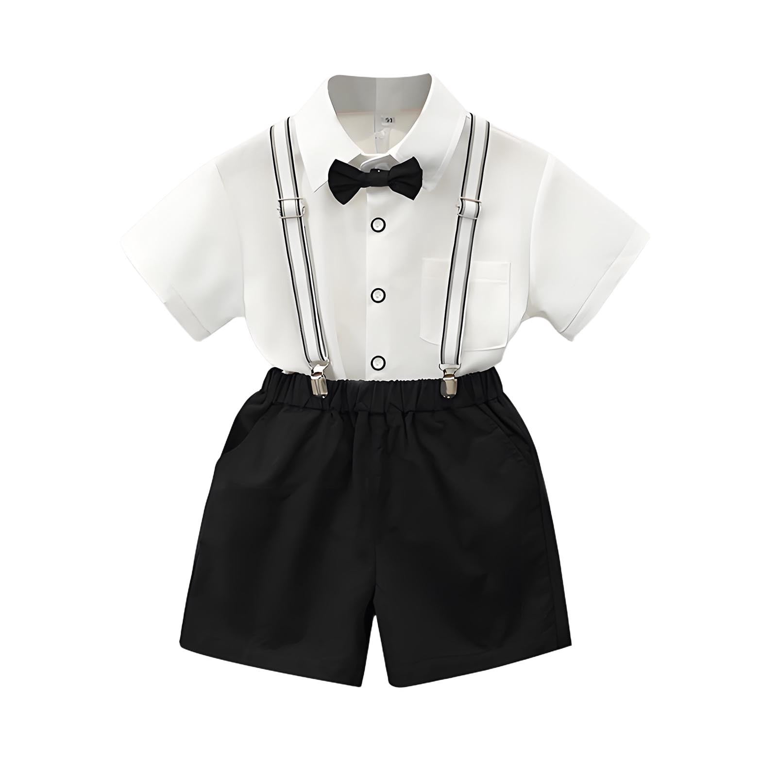 Dealovy Toddler Baby Boys Clothes Set 4PCS Boys Suit Outfit with ...