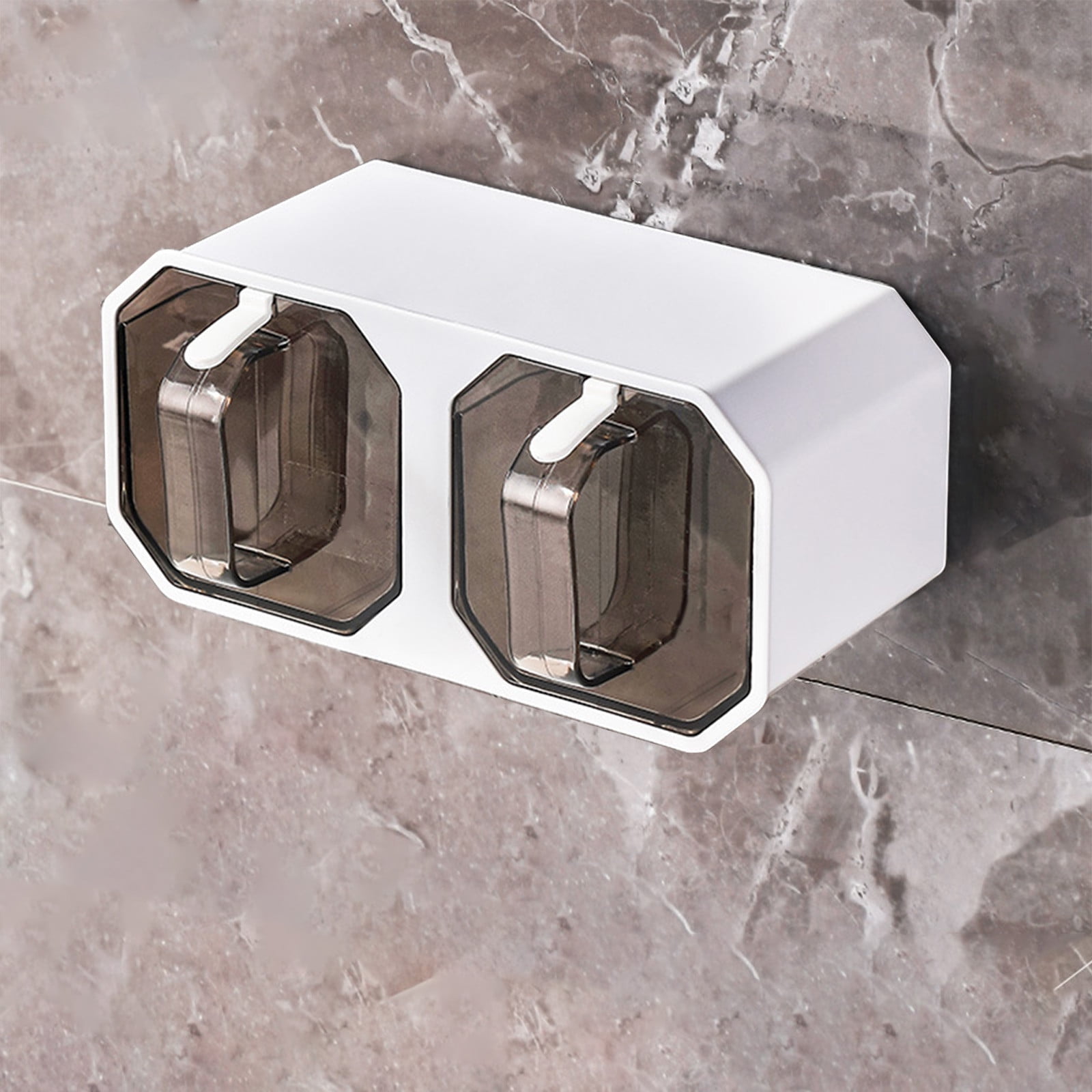 Dealovy Two-Grids Pull-Out Spice Jar Spice Container with Spoon with ...