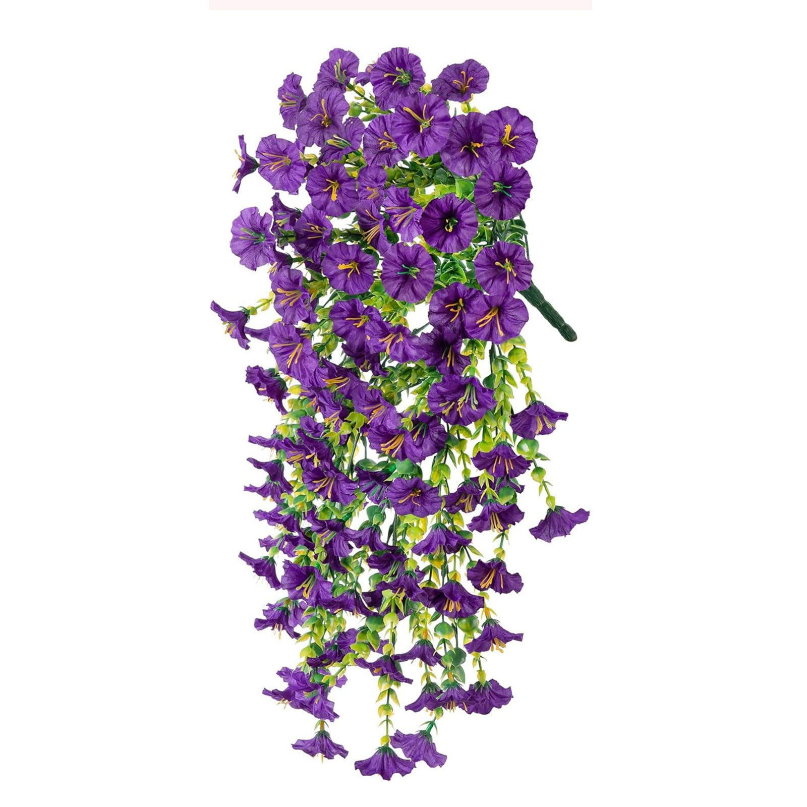 Deals 1 PCS Artificial Hanging Flowers Plants Outdoor Silk Morning ...