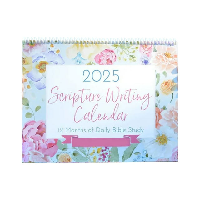Deals! 2025 Writing Wall Calendar Devout Women's Calendar Verses To ...