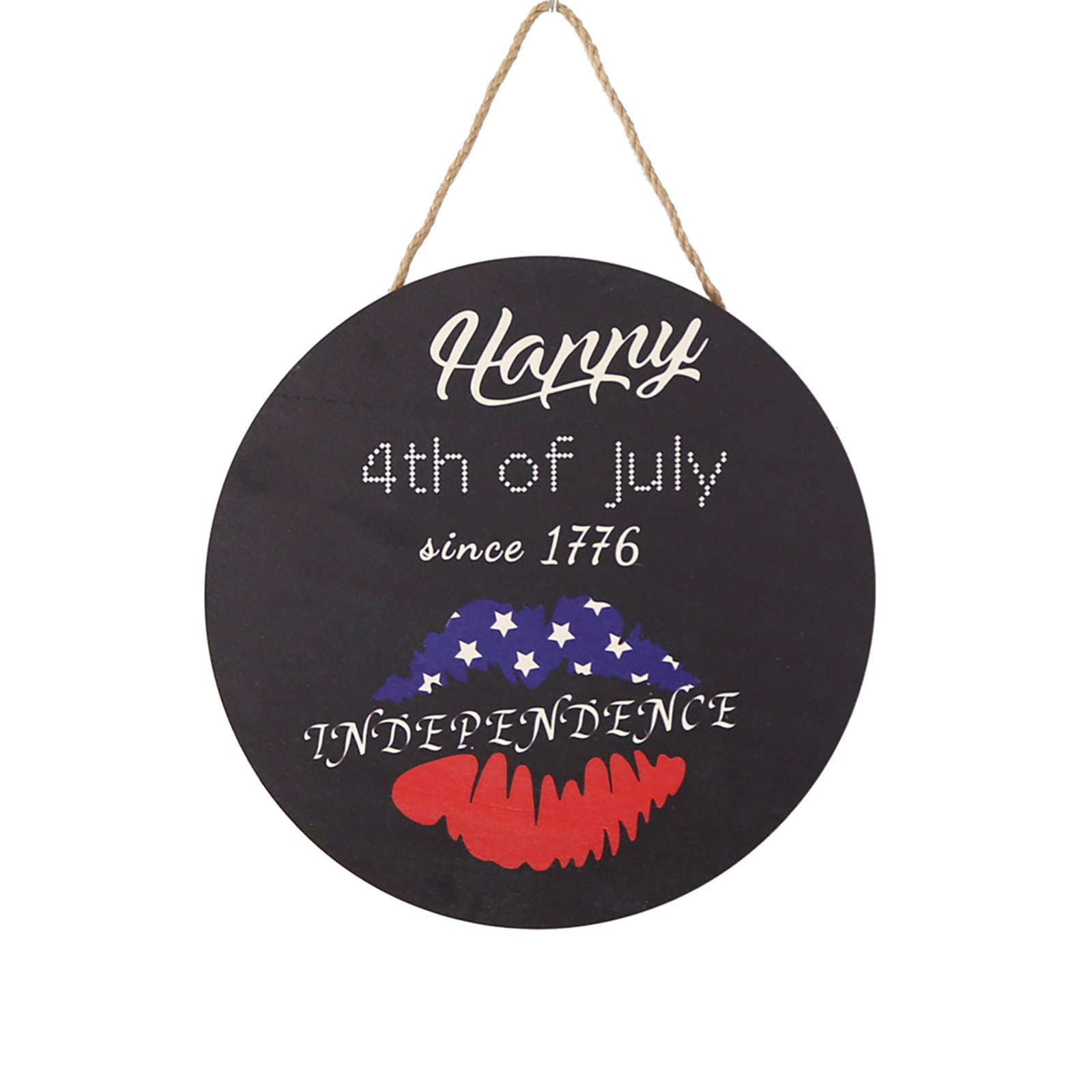 Deals! 4th Of July Patriotic Sign Independence Day Decorations Wooden ...