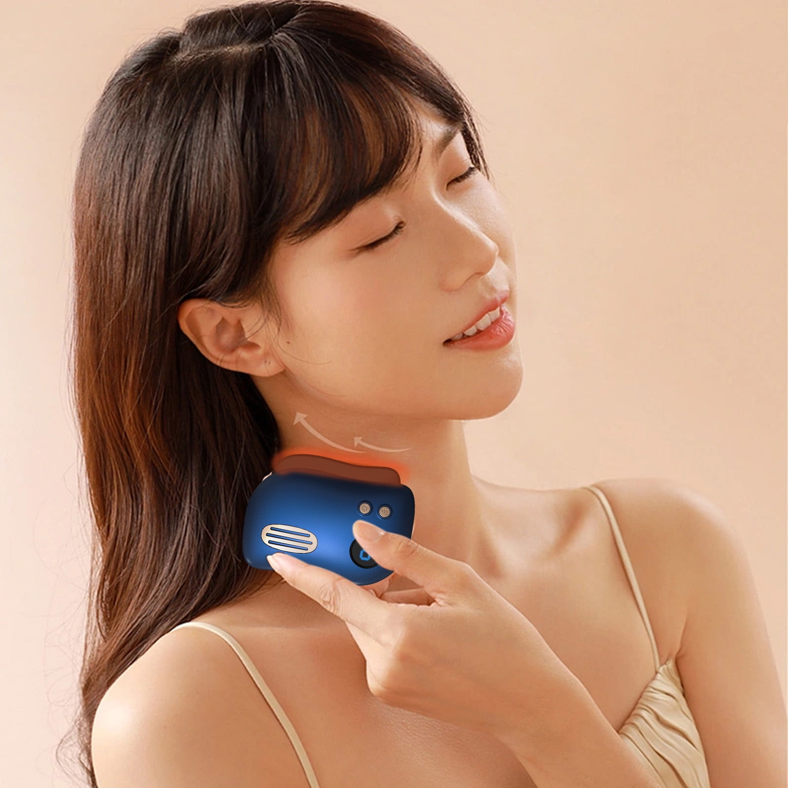 Deals 50% Off Clear Natural Bianstone Gua Sha Heat Press, Home Facial Lift Beauty, Shoulder ...