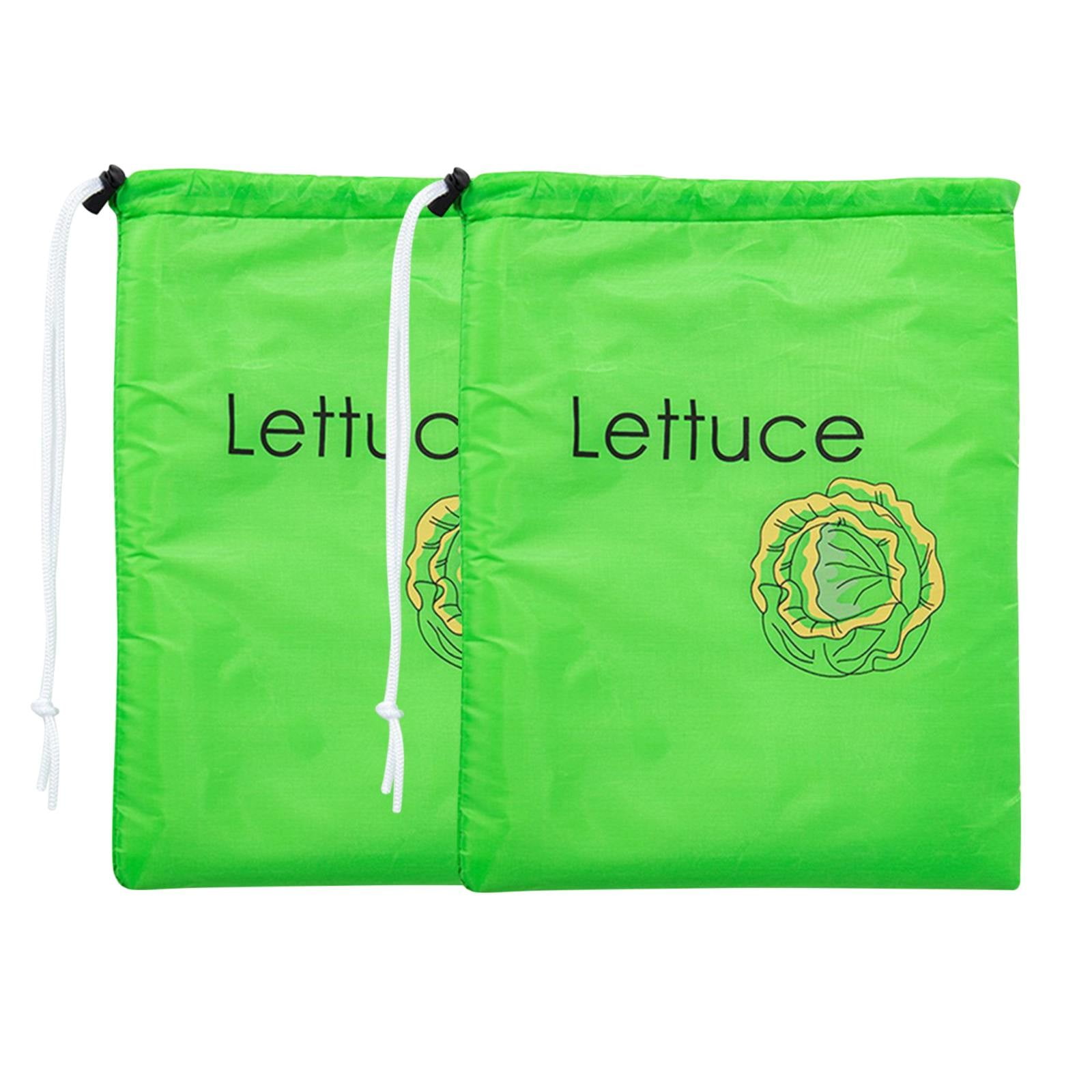 Deals!Banana & Lettuce Bag Washable Stay Fresh Bags Drawstring Design ...