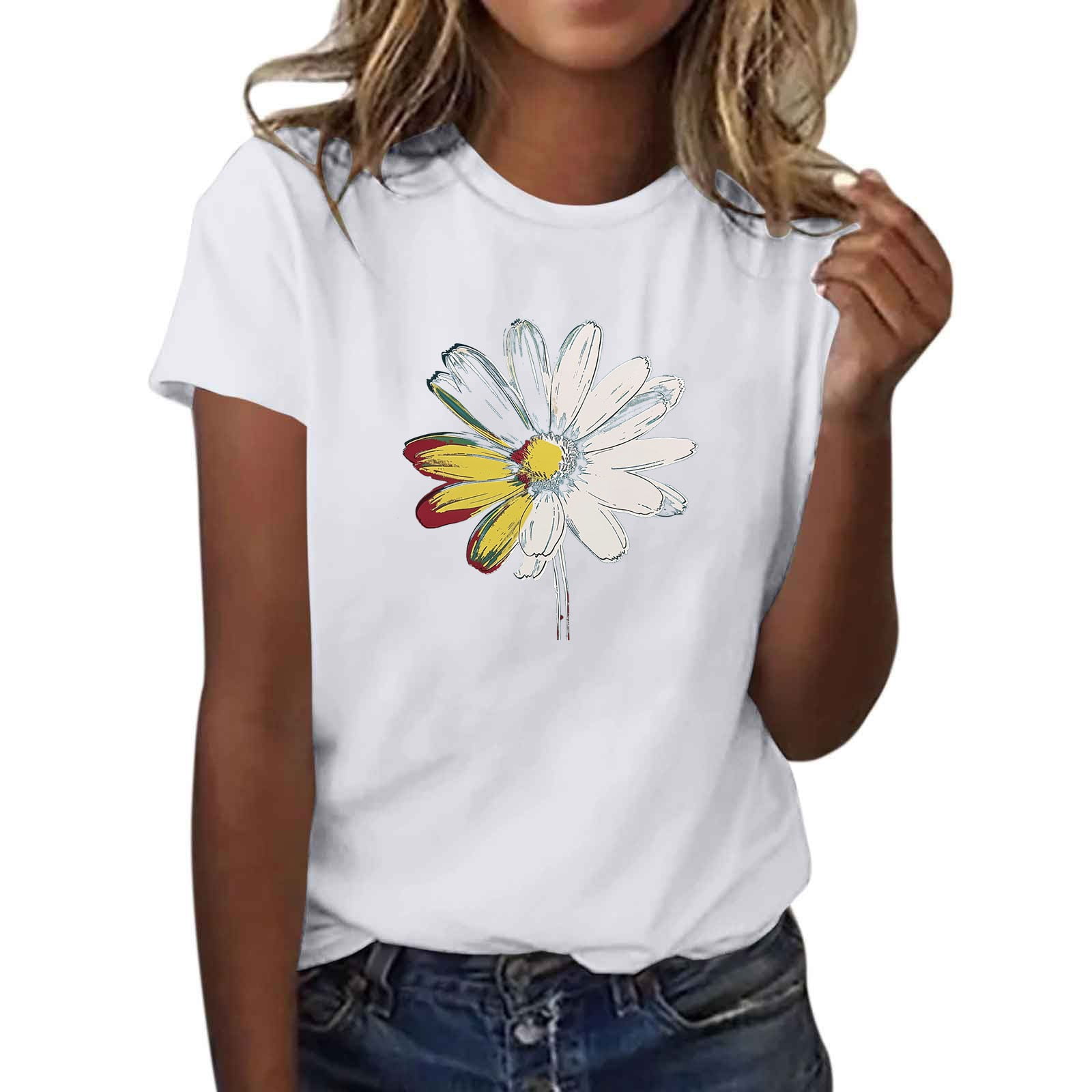 Deals Big Spring Otaozi Spring Tops For Women 2025 Womens Fashion Tops ...