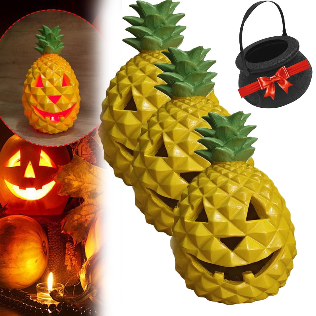 Deals Clearance Halloween Pineapple Pumpkin Light Decoration,2025 ...