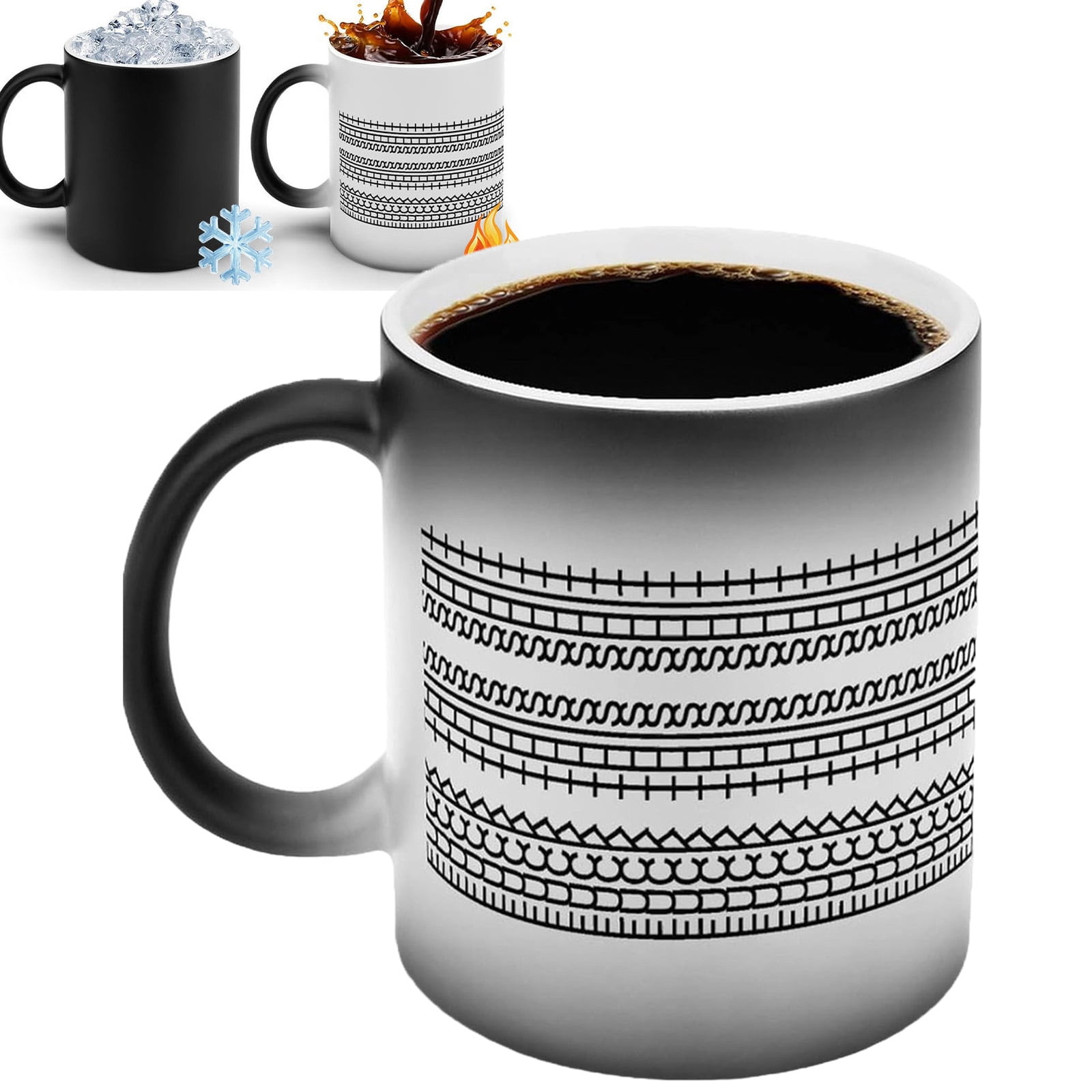 Deals Clearance Hidden Message Coffee Mug Heat Transfer Cup -2025 Funny ...
