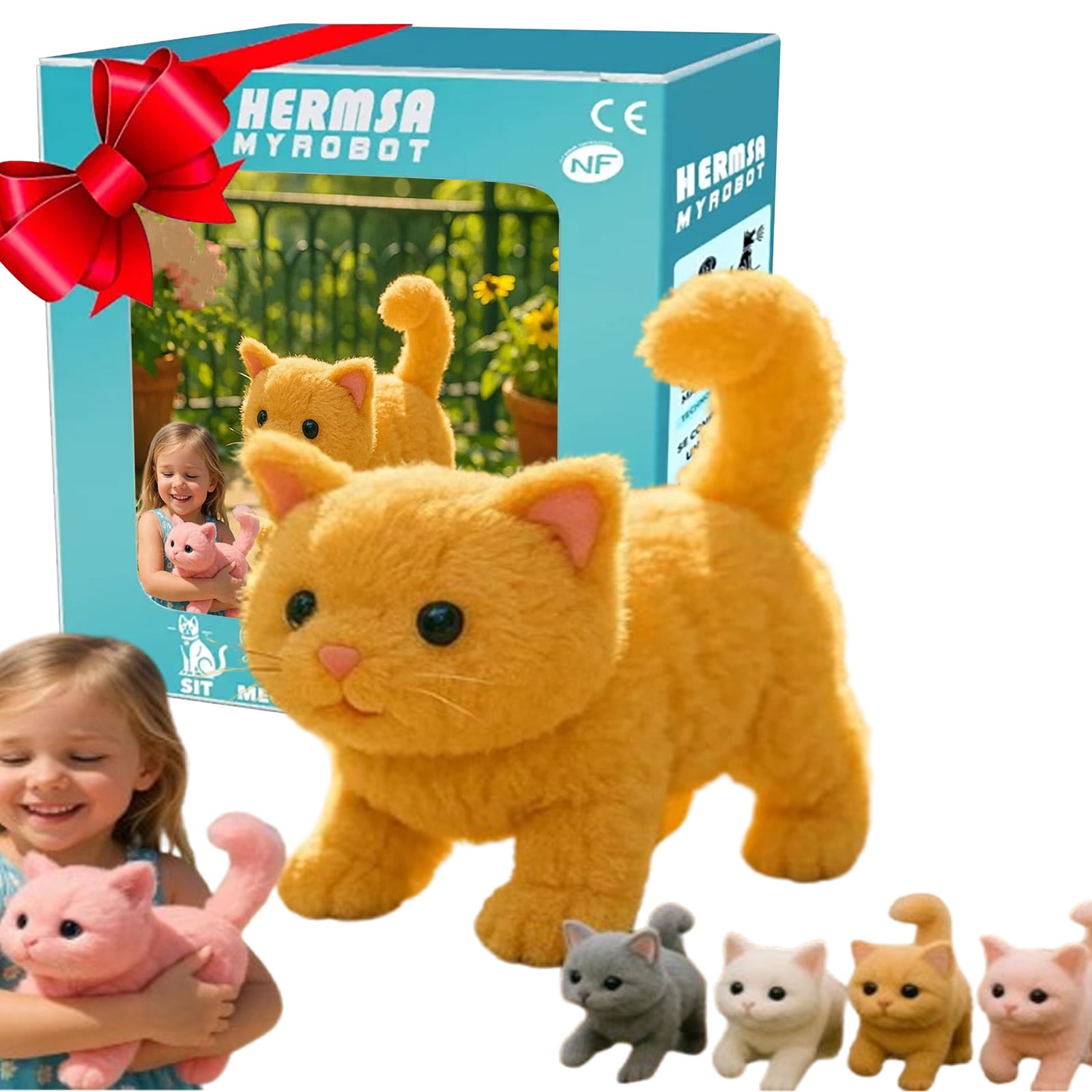 Deals Clearance My Realistic Cat Toy-Robot Cat Bring Endless Joy and ...