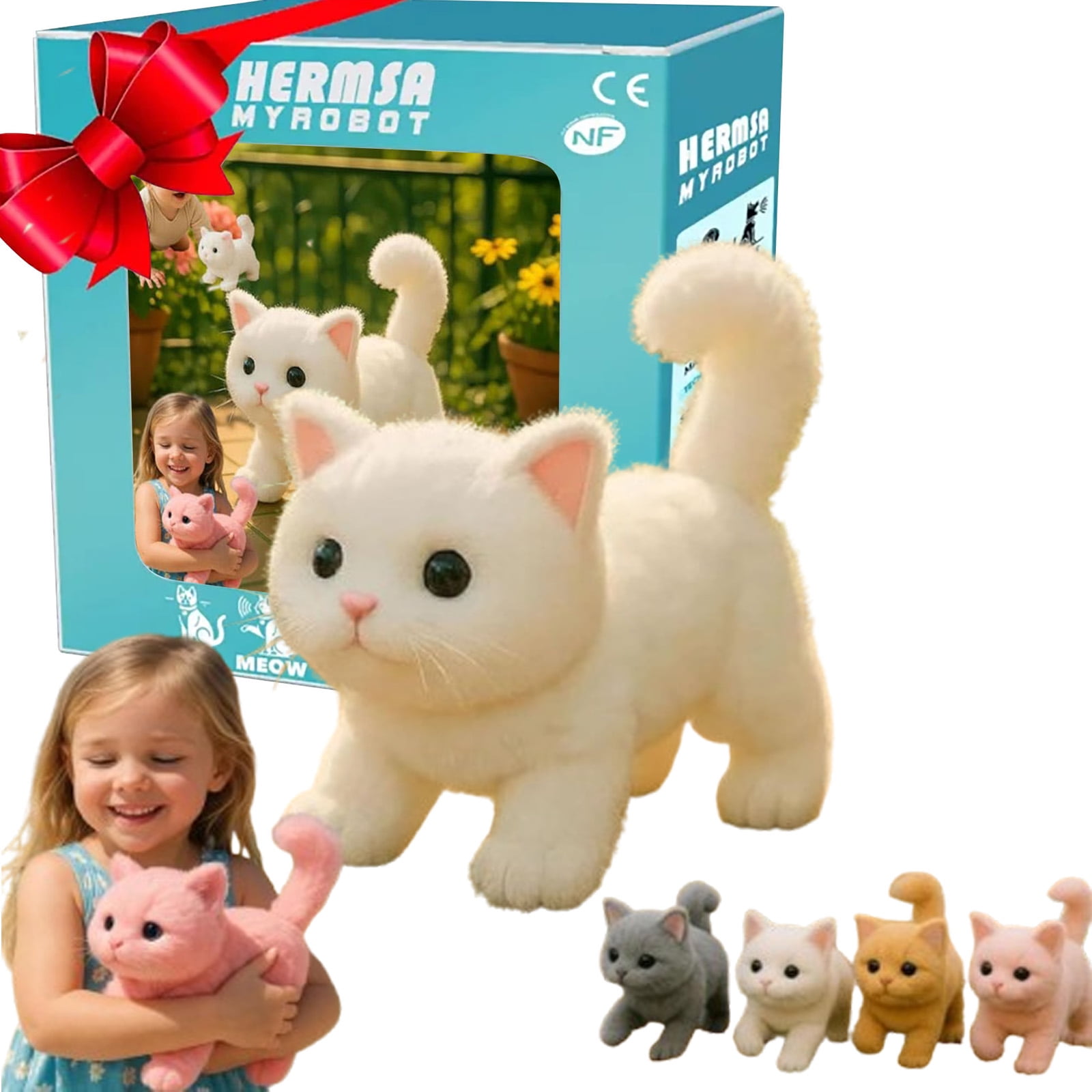 Deals Clearance My Realistic Cat Toy-Robot Cat Bring Endless Joy and ...