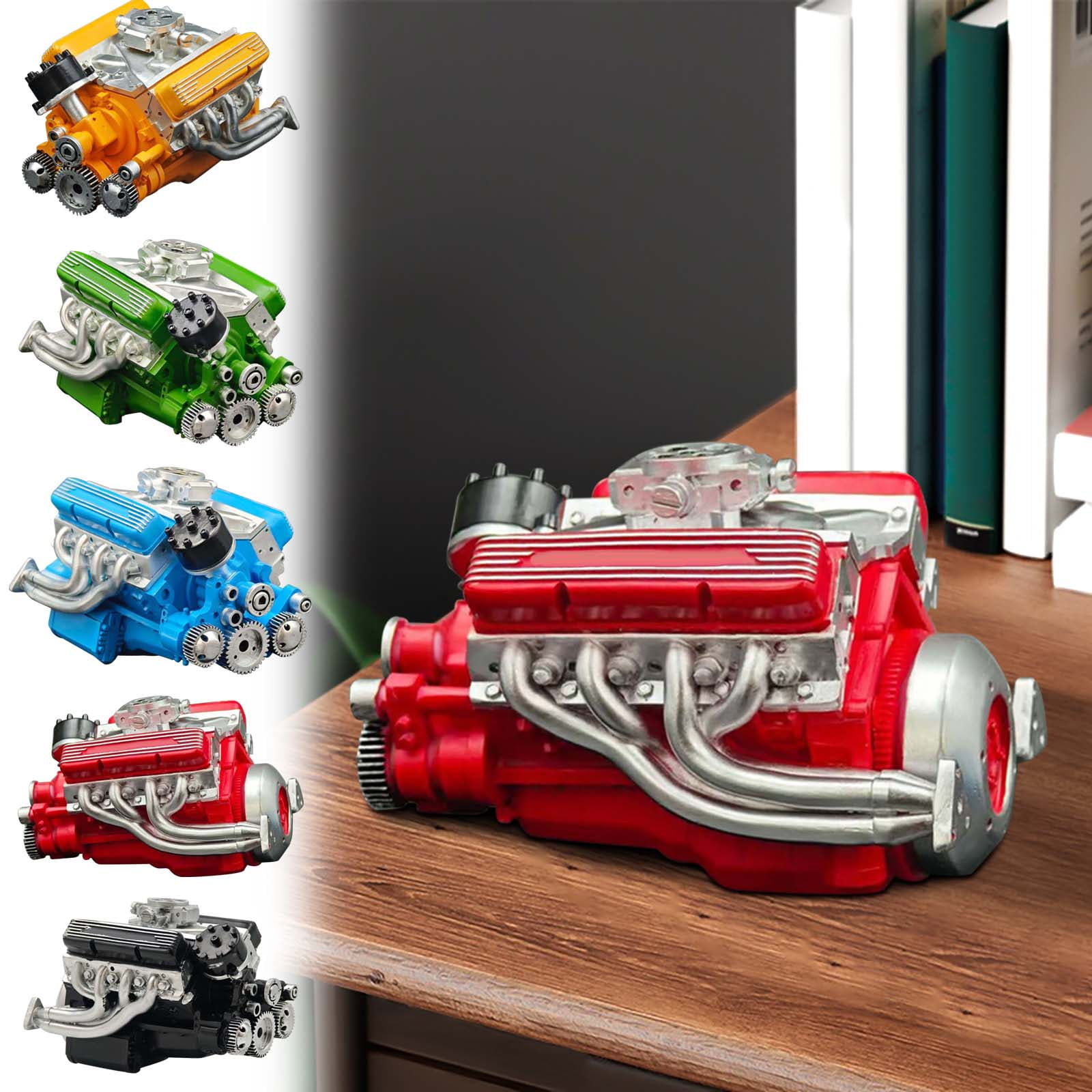 Deals Clearance V8 Engine Kit, Gasoline Small-Block Engine Model Kits ...