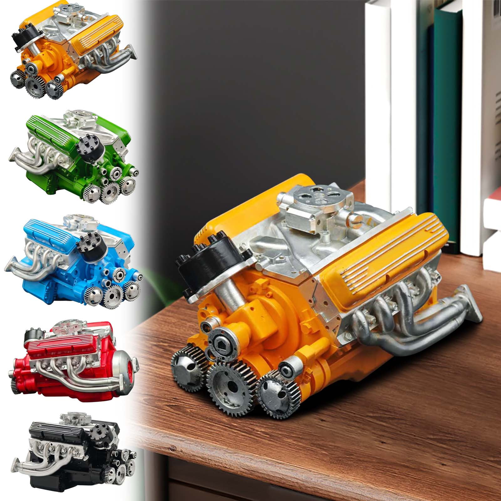 Deals Clearance V8 Engine Kit, Gasoline Small-Block Engine Model Kits ...