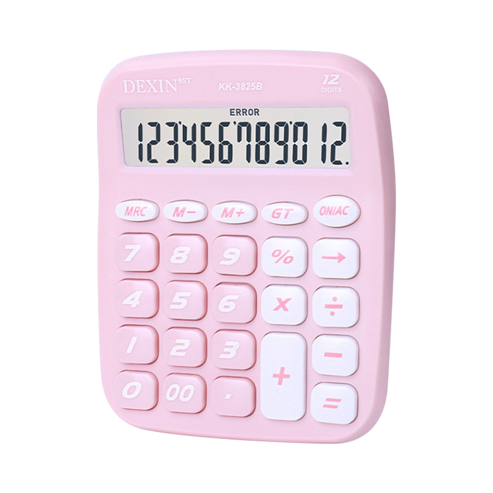 Deals！Colorful 12 Digit Desktop Calculator for Office Home Learning ...