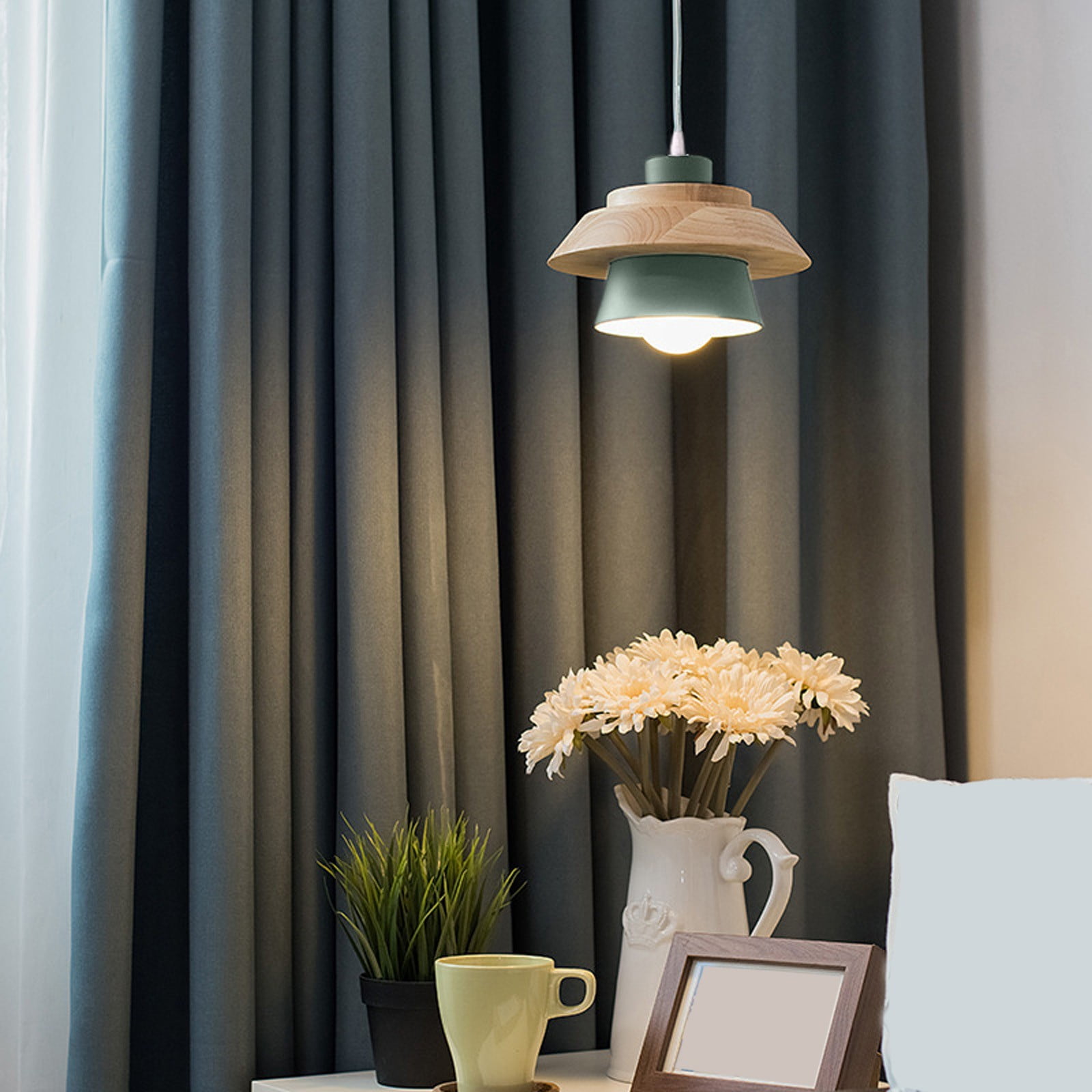 Deals! Danhjin Hanging Pendant Light, Bedhead Pendant Light for Bedroom ...