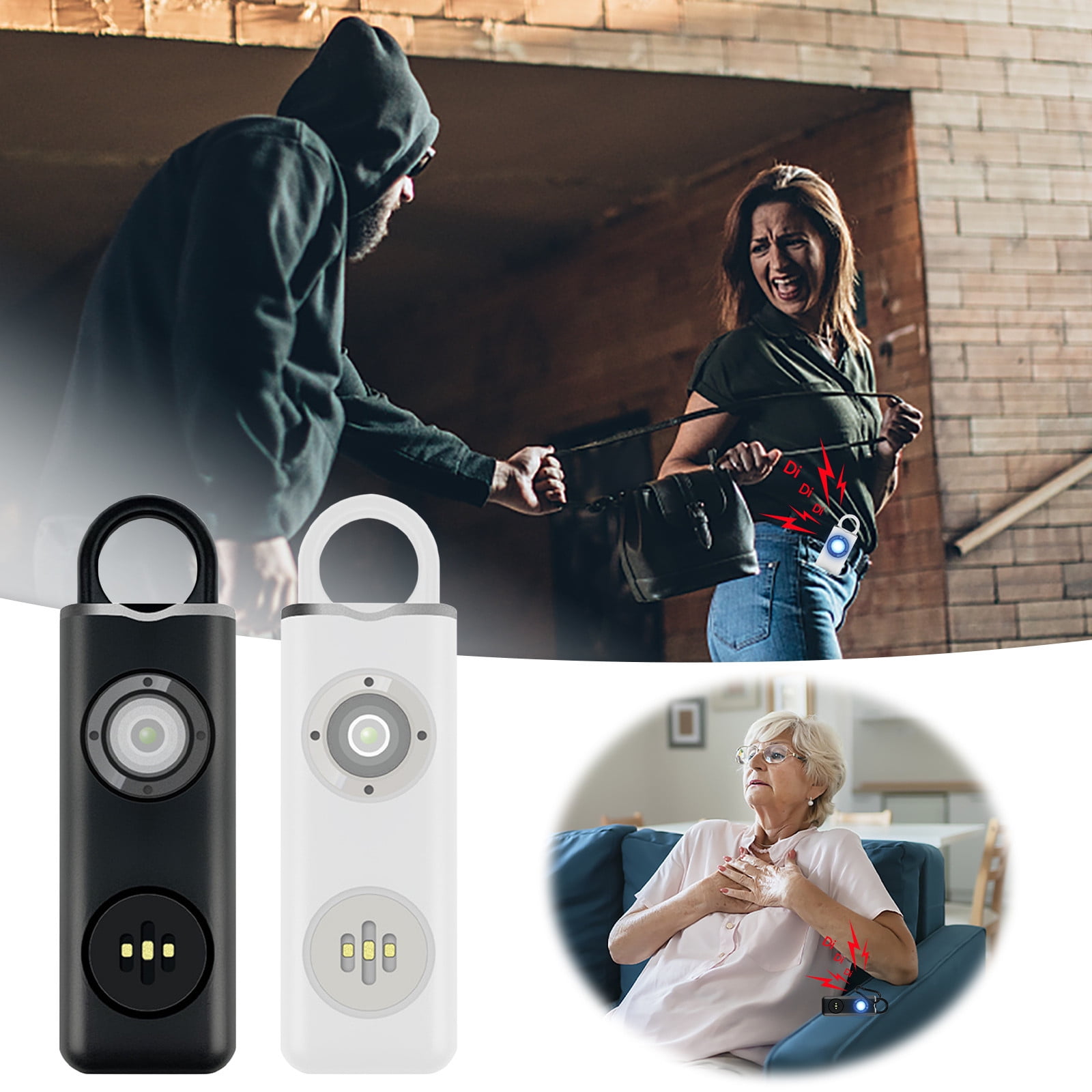 Deals of The Day Clearance! Anti-Wolf Rechargeable Alarm, Self-Defense ...