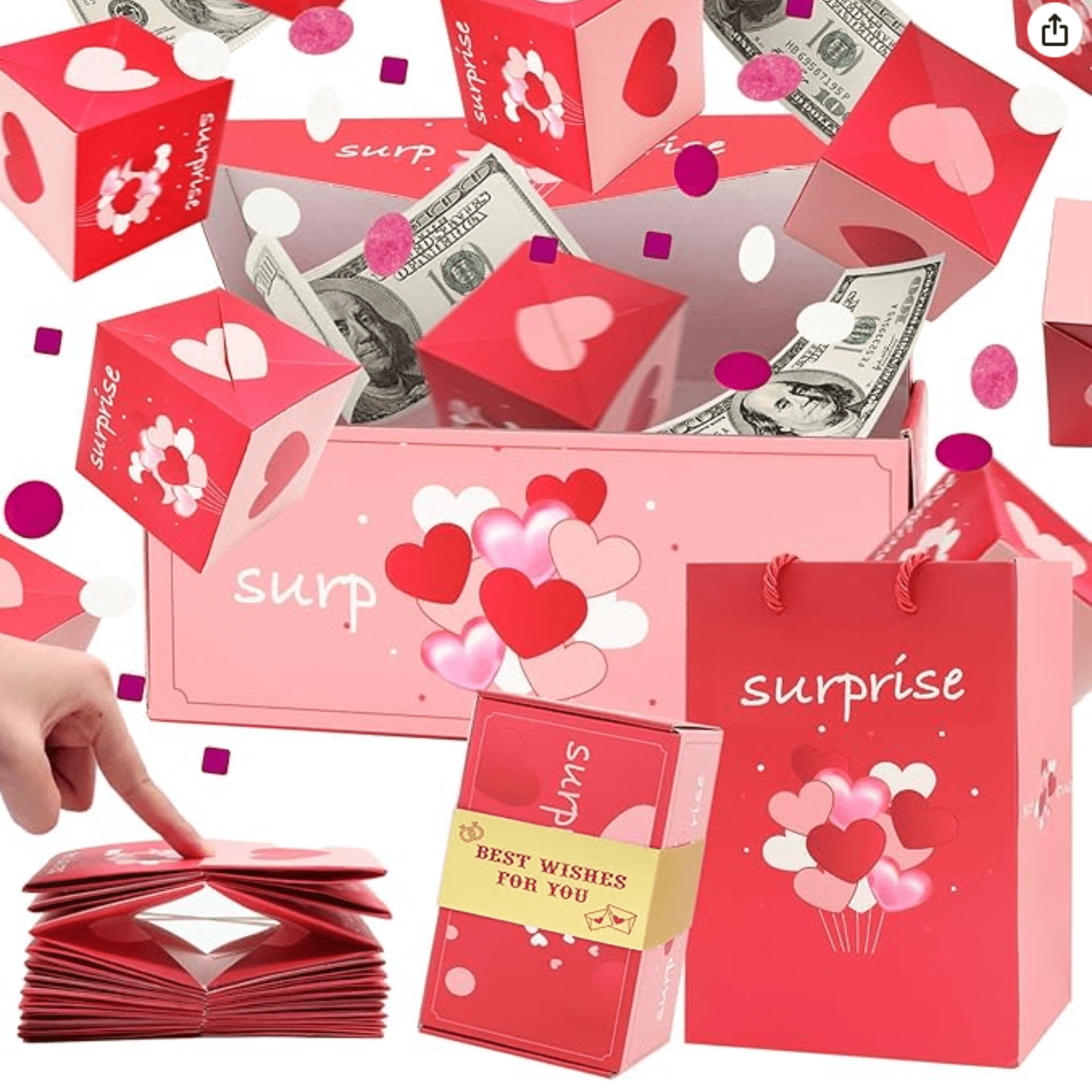 Deals of the Day Clearance Birthday Gifts Surprise Gift Box Explosion ...