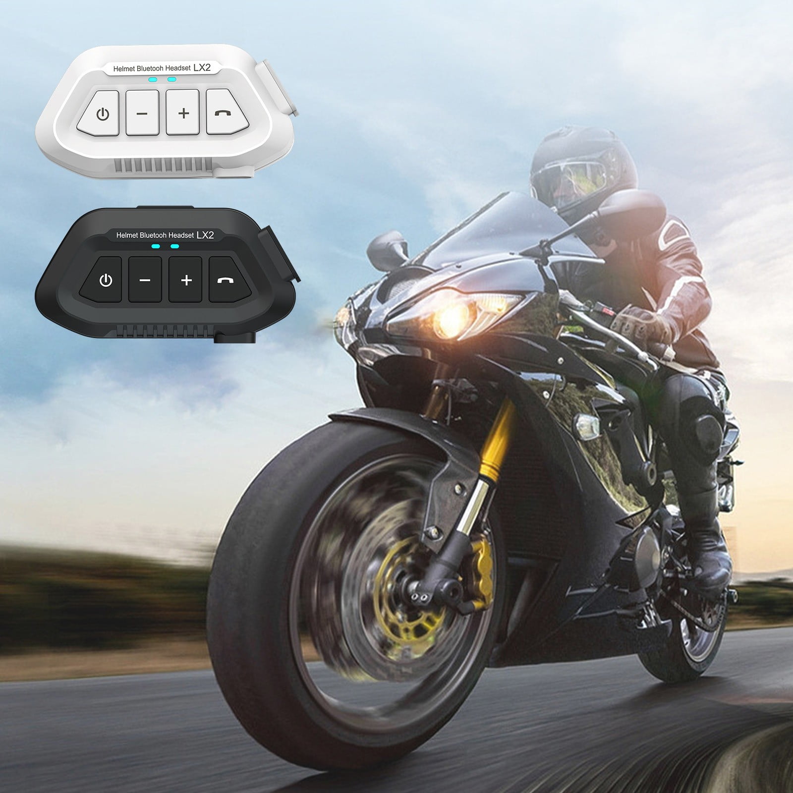 Deals of The Day Clearance! Bluetooth 5.0 Motorcycle Helmet Headset ...