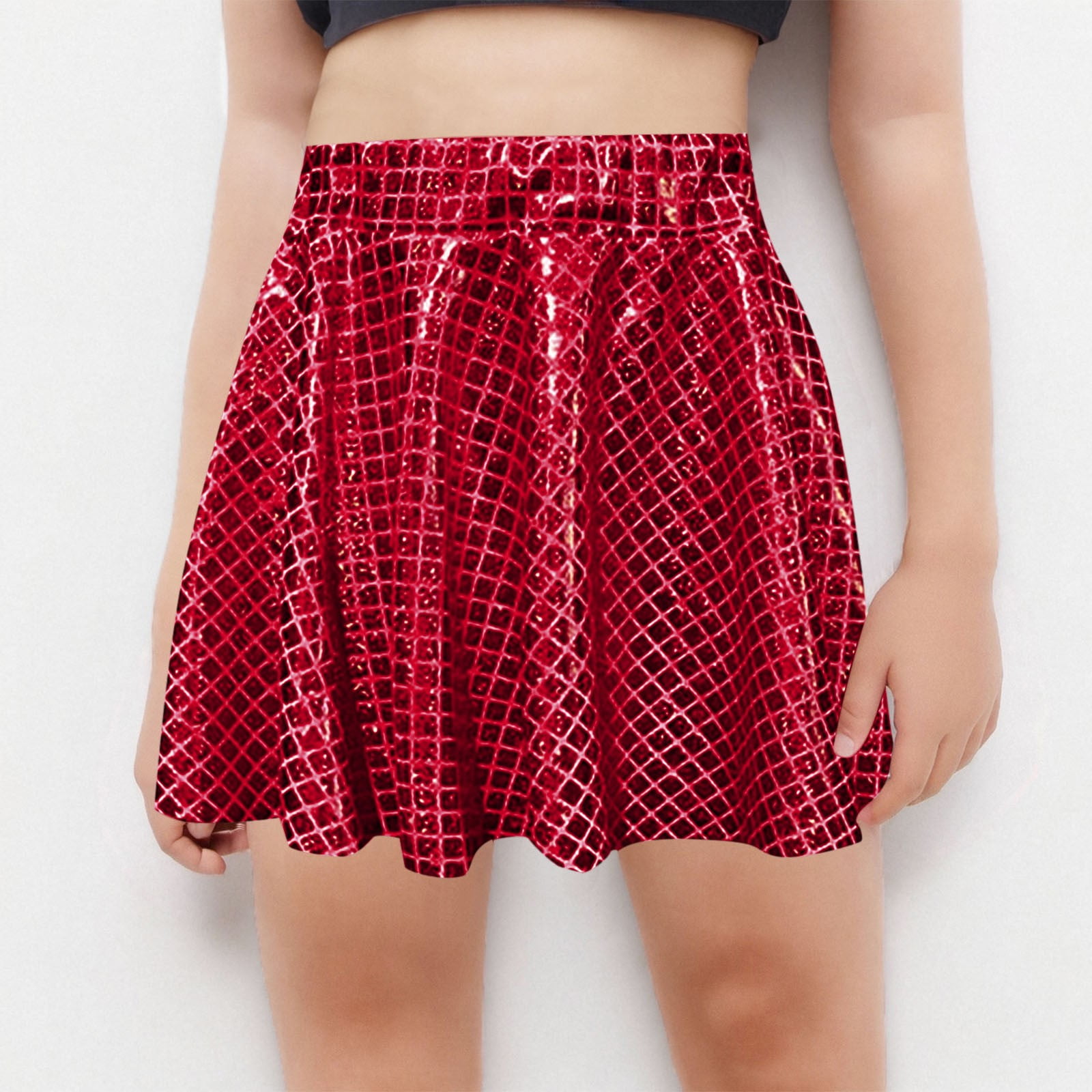 Deals of The Day Clearance! Children's Shiny Dance Dress, Short Skirt ...