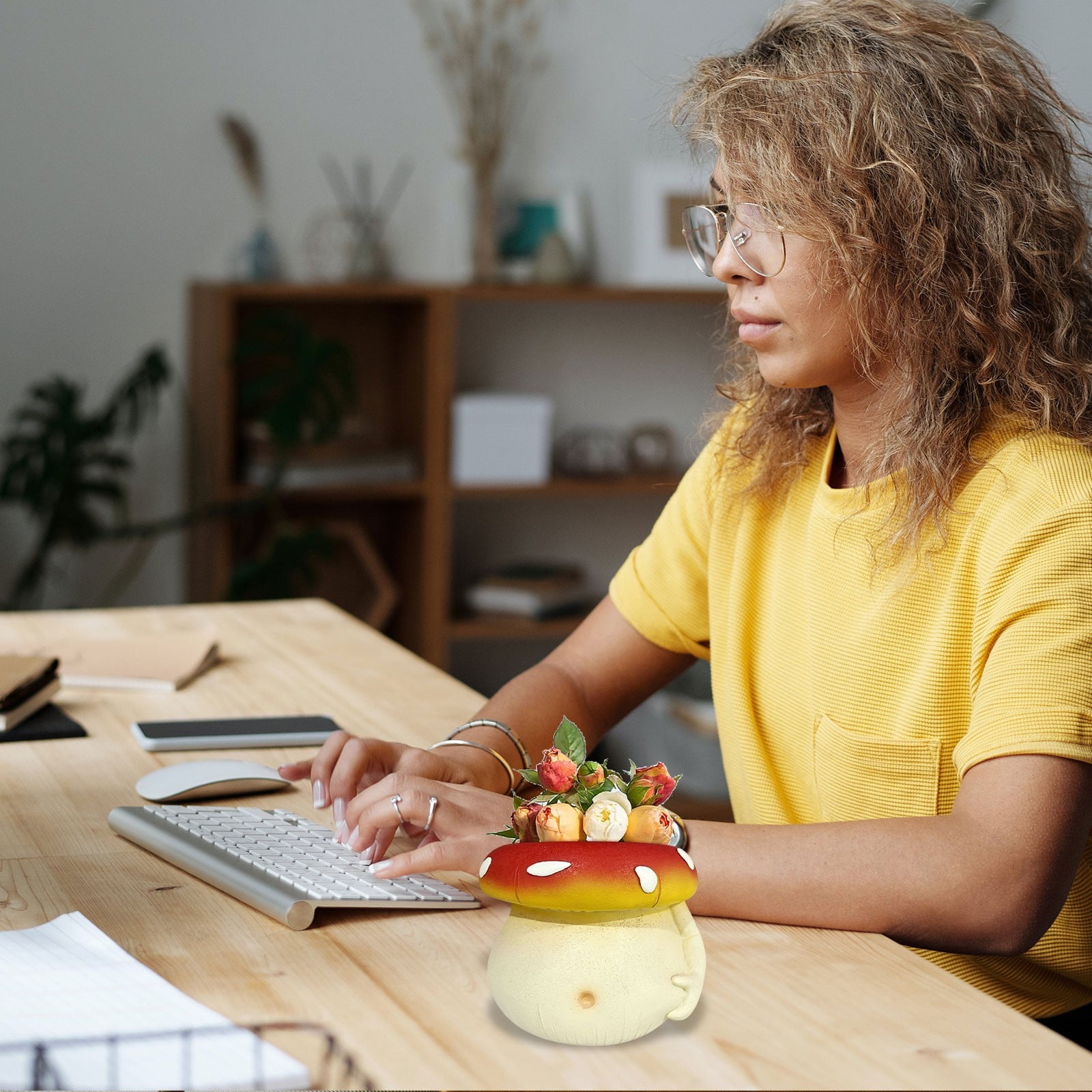 Deals of The Day Clearance! Cute Belly Coffee Cup, Mushroom Flower Pot ...