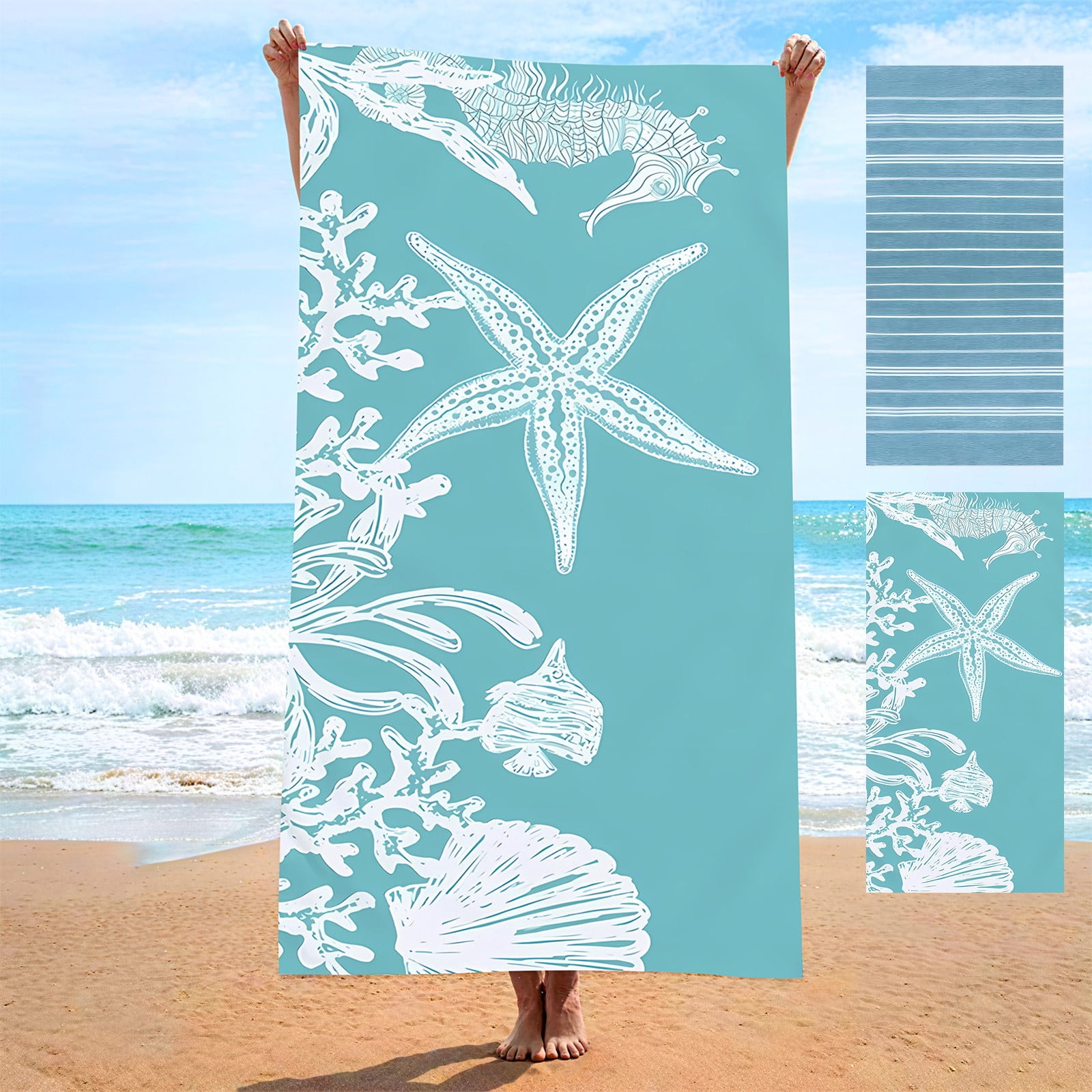 Deals of The Day Clearance! Fast Drying Water Absorbing Sunscreen Beach ...