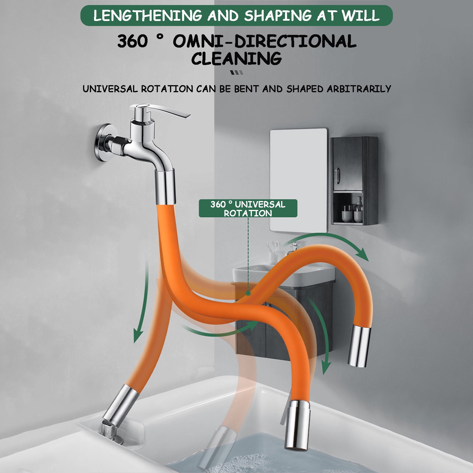 Deals of The Day Clearance! Faucet Extension Pipe, Bathroom & Balcony ...