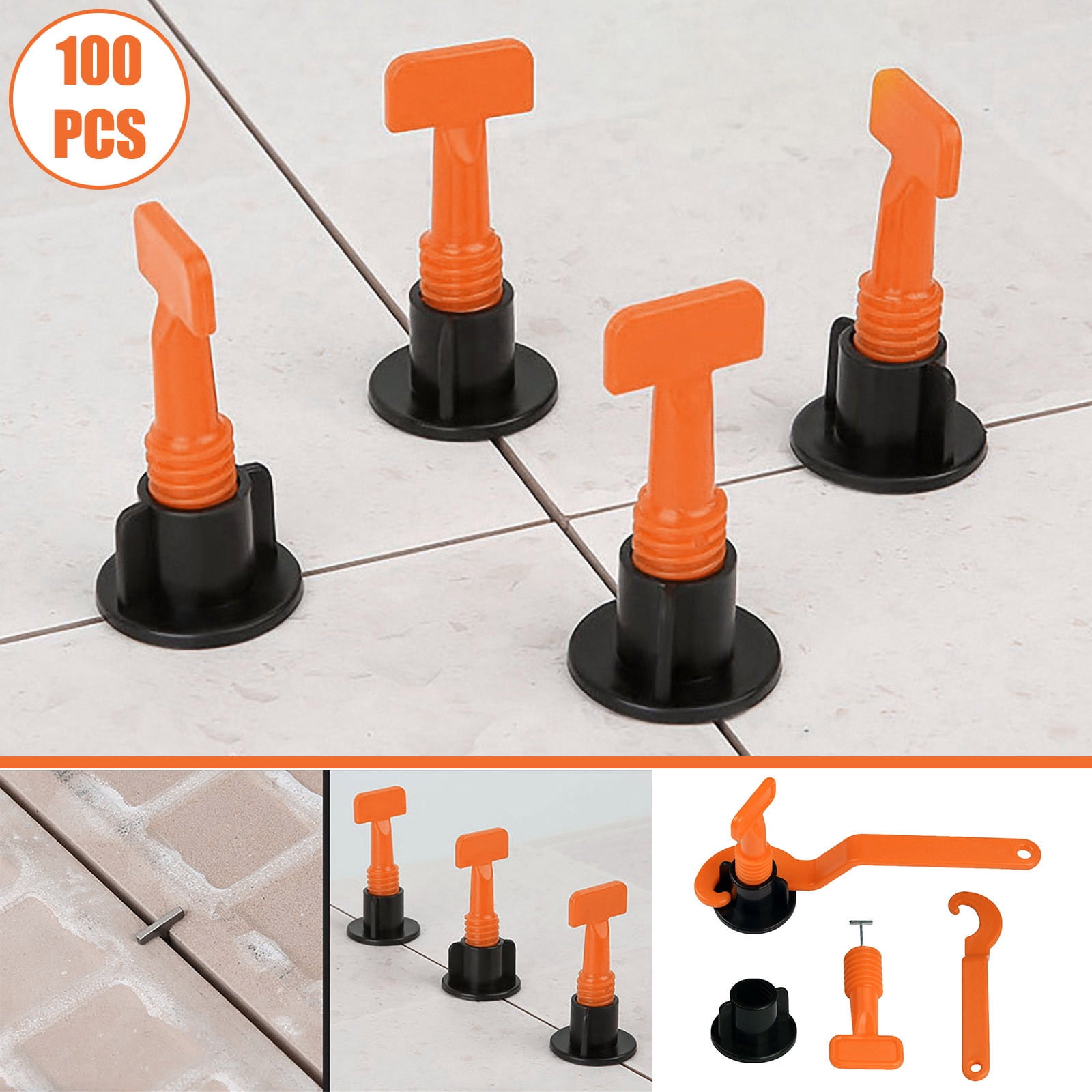 Deals of The Day Clearance! Flat Ceramic Tile Leveling System, Reusable ...