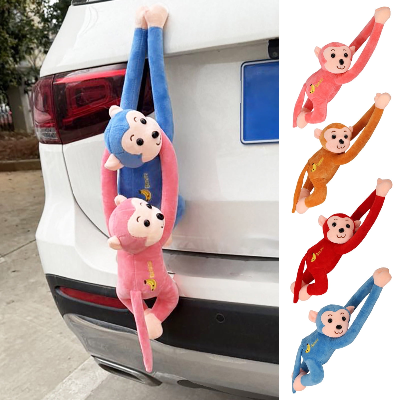 Deals of The Day Clearance! Funny Car Tail Monkeys Pendant Decoration, Long-arm Monkeys Doll for ...