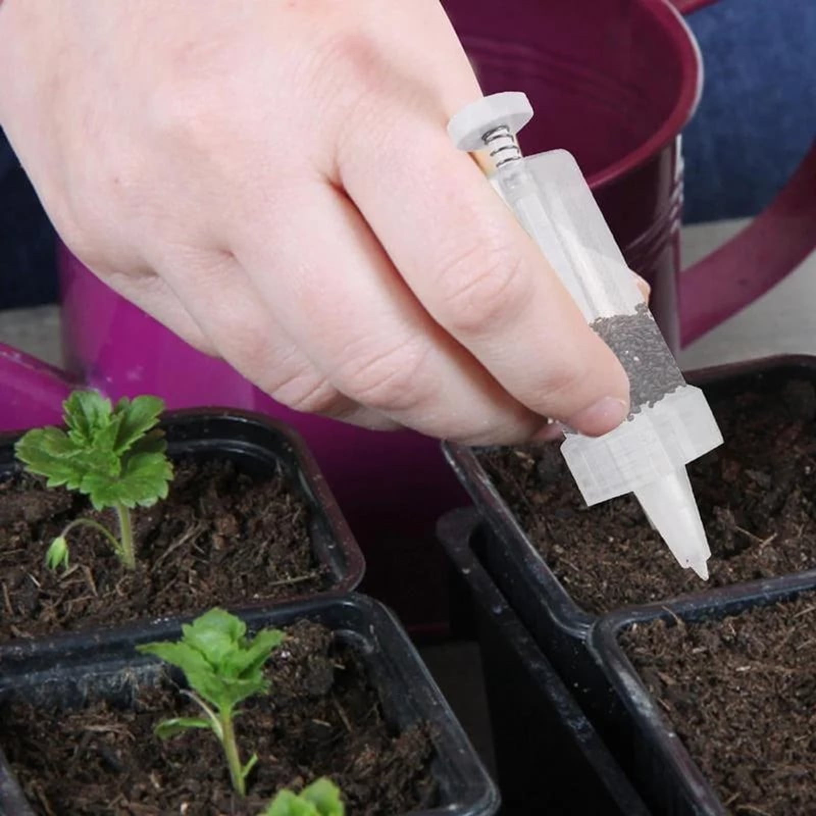 Deals of The Day Clearance! Gosuguu Mini Seeder Seed Dispenser ...
