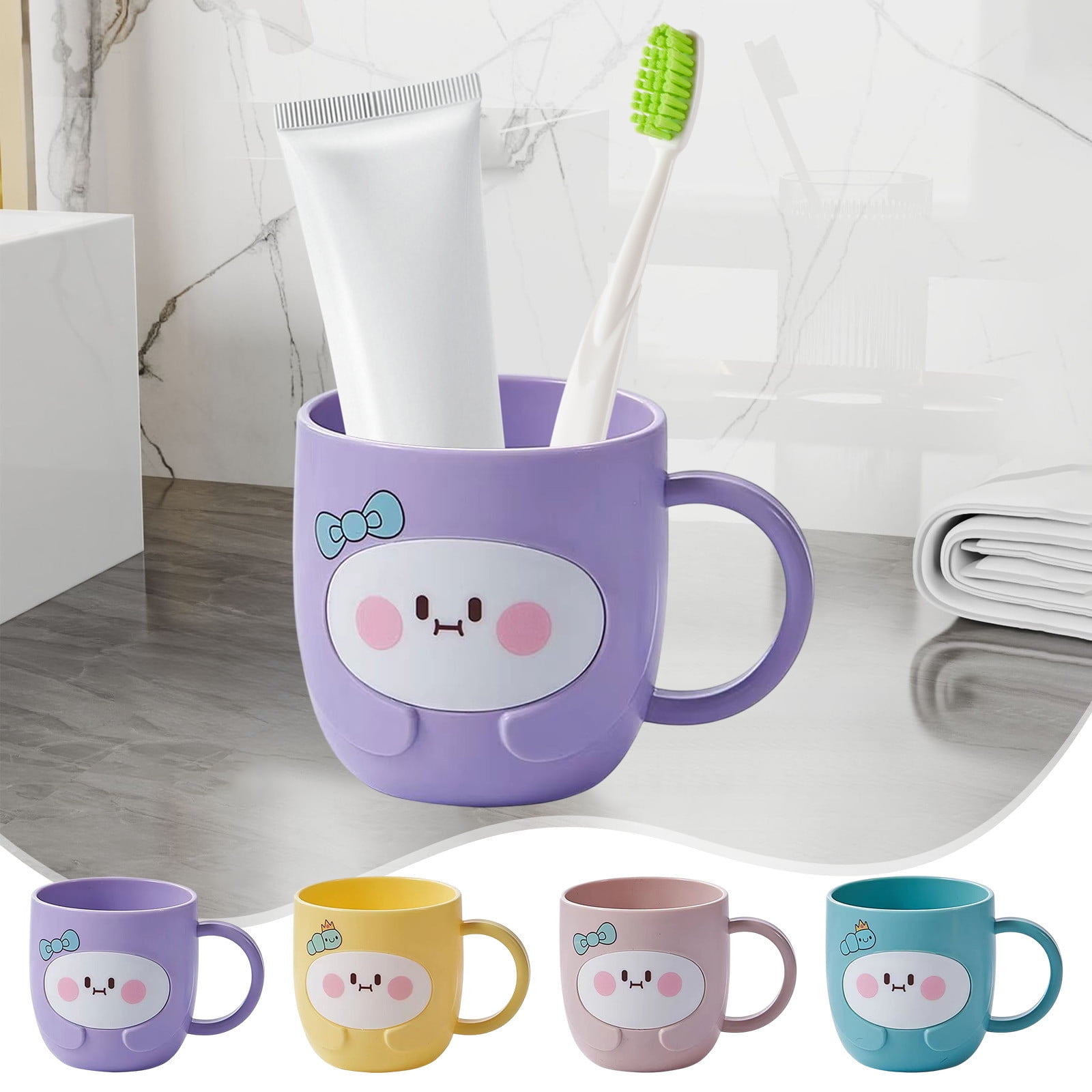 Deals of The Day Clearance! Gosuguu Mouthwash Mug and Brushing Cup Set ...