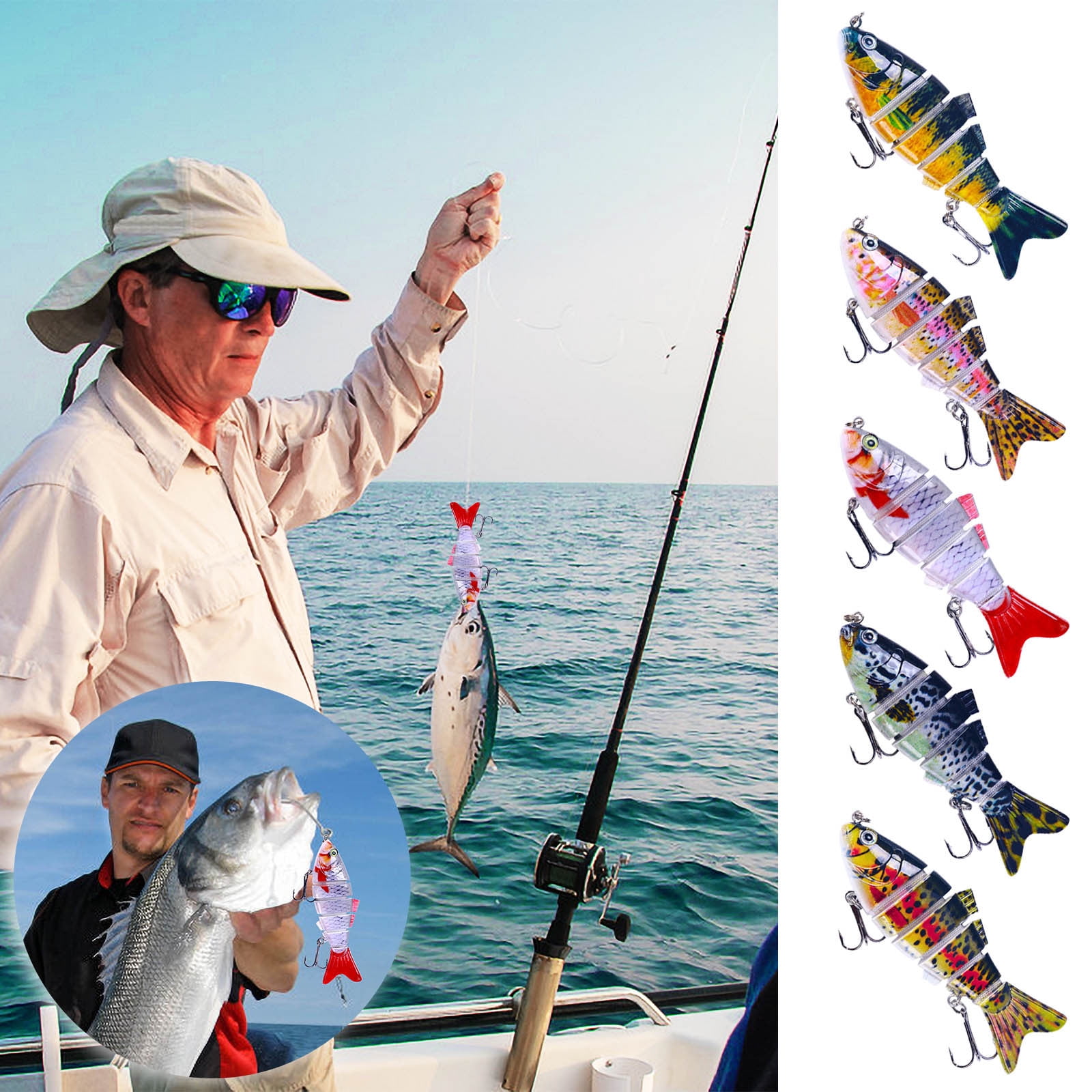 Deals of The Day Clearance! Gosuguu Multi-Stage Fish Sinking Lure, Deep ...