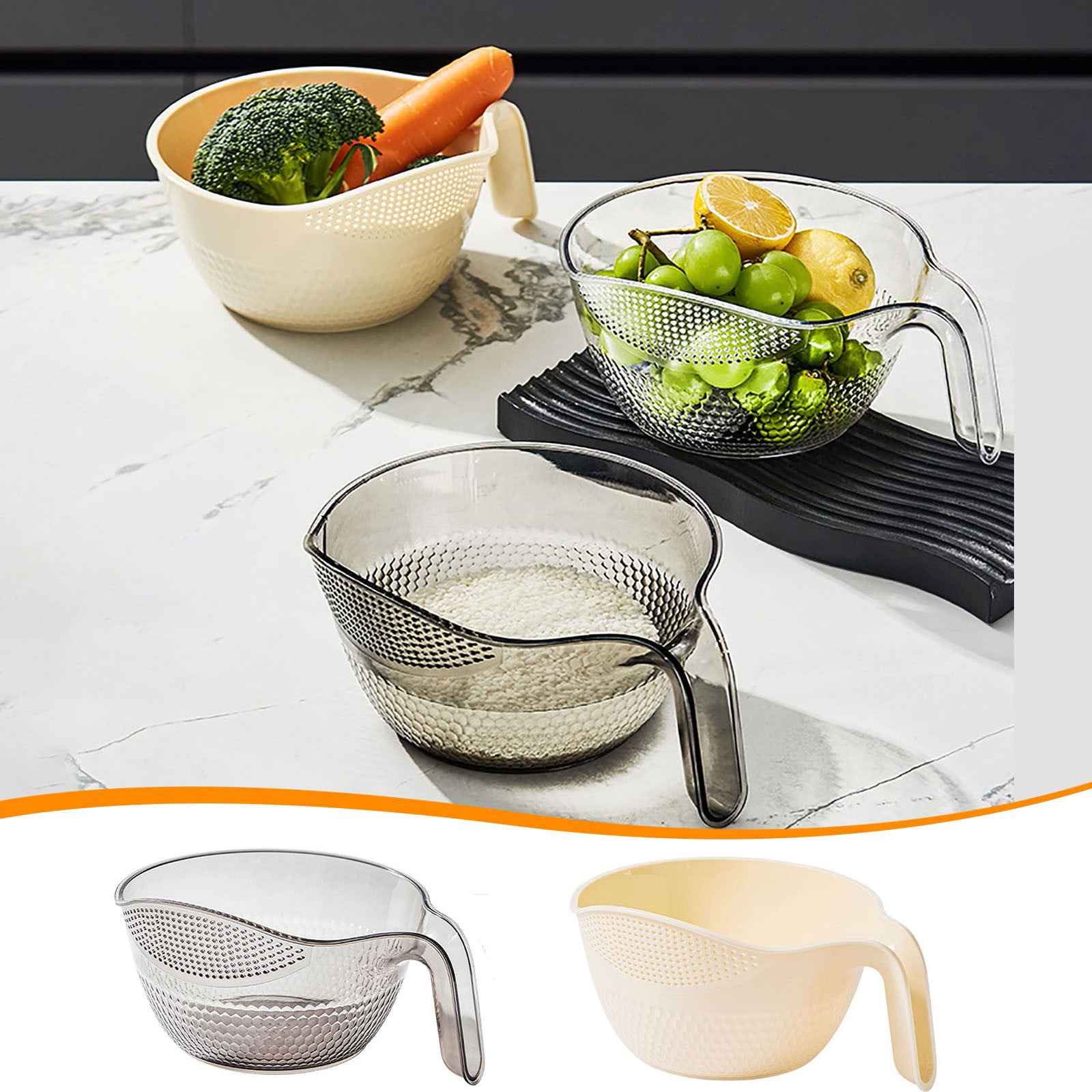 Deals of The Day Clearance! Gosuguu Multi-functional Rice Washing Basin ...