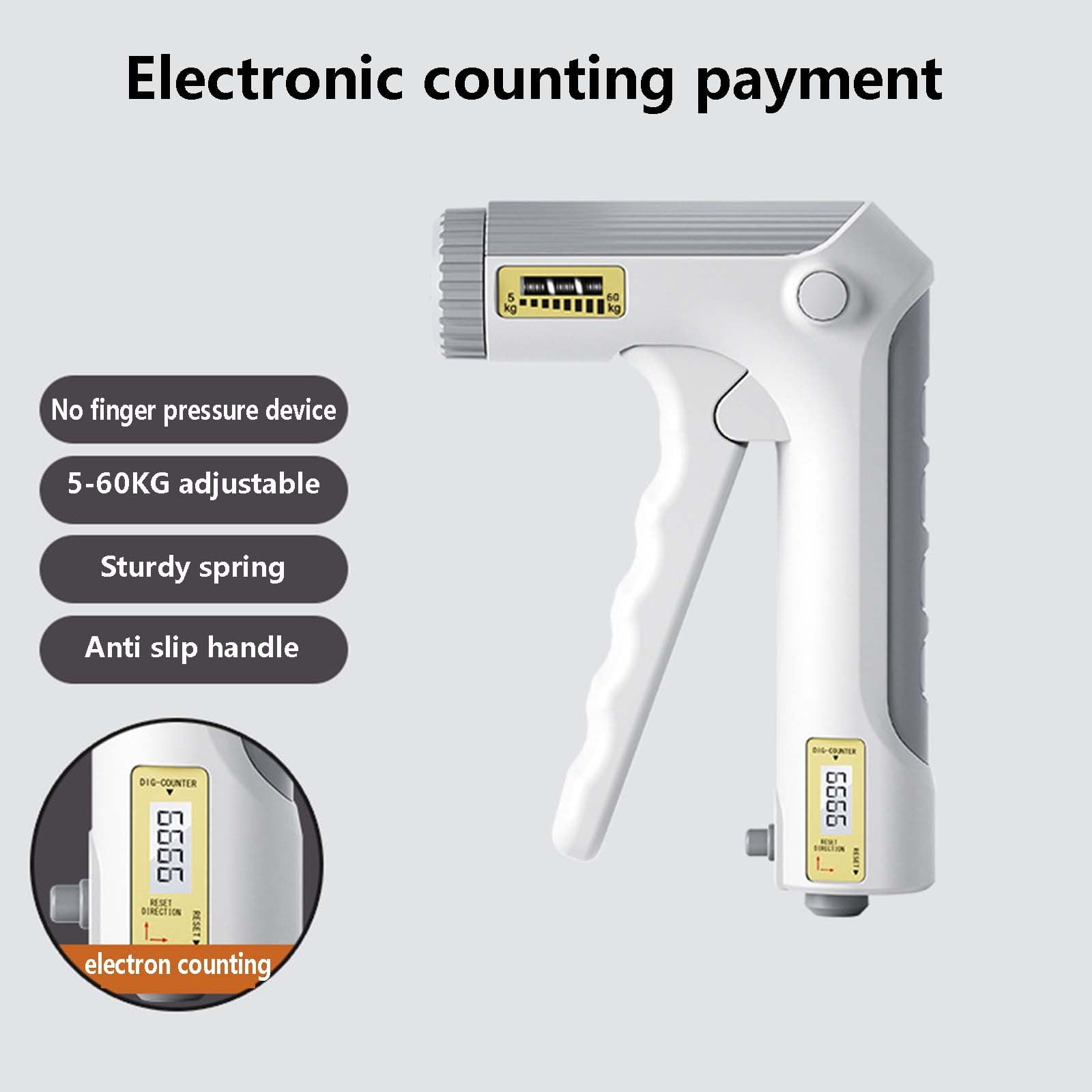 Grip Strength Device, Adjustable Hand Training Tool, Finger Strength ...