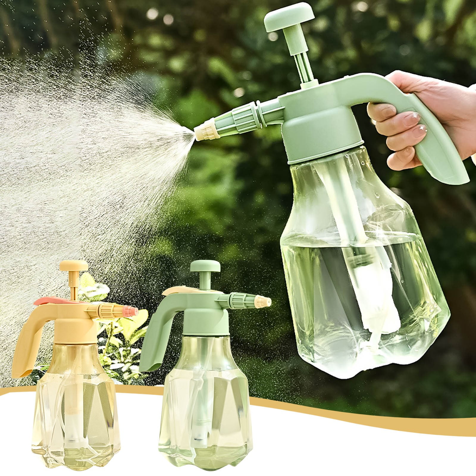 High-Pressure Spray Bottle, Watering Can for Flowers, Household Sprayer ...
