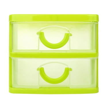 U Brands Two-Tier Desk Storage Boxes, Beige Linen, Adults, Teens and ...