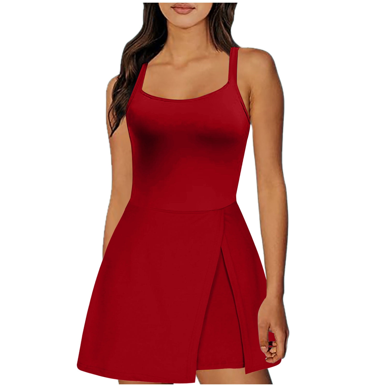 Deals of The Day Clearance Miqool Women's Tennis Dress with Built in ...