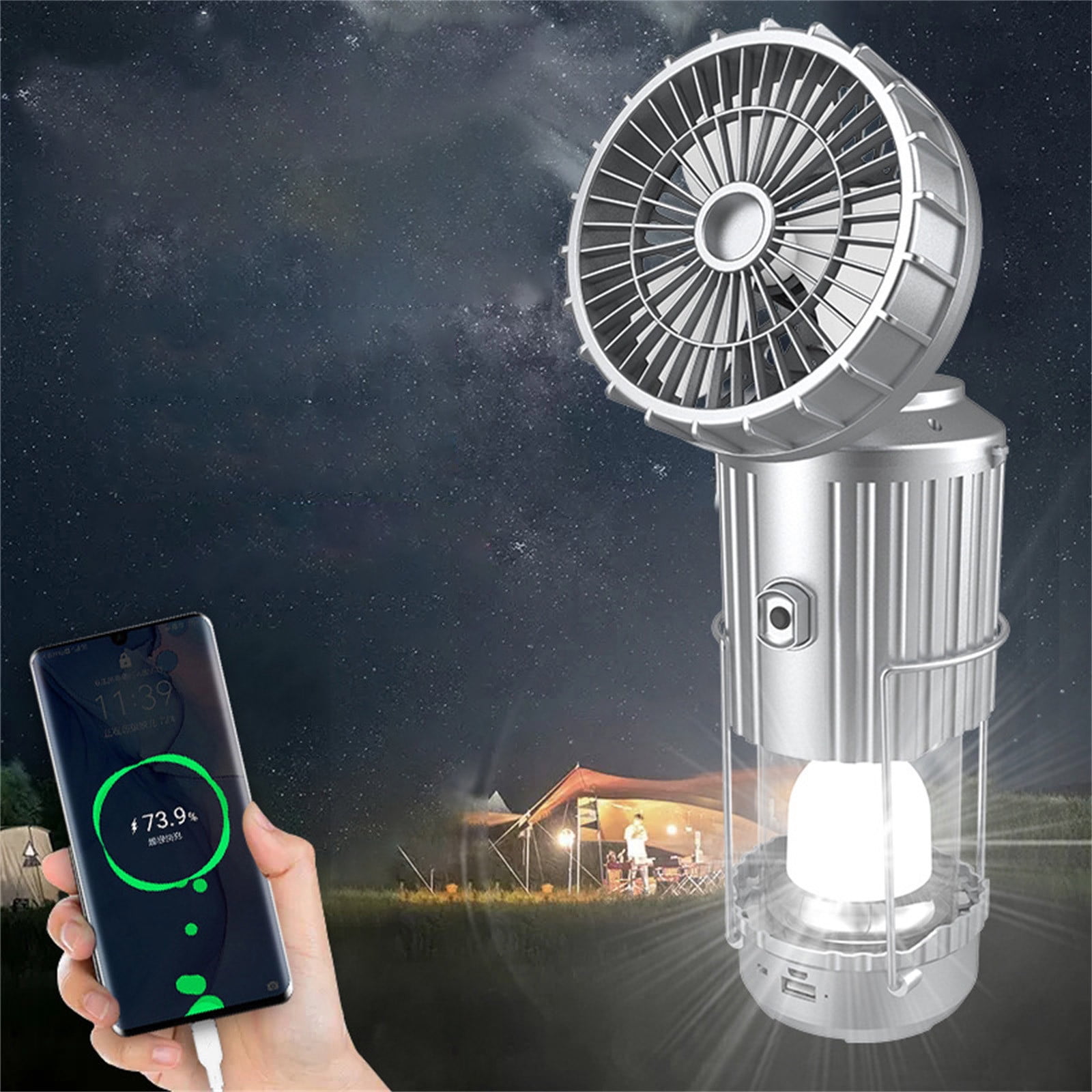 Deals of The Day Clearance! Outdoor Fan Light for Camping & Tents ...