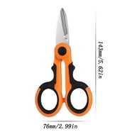 Cuda Micro Scissors, 3", Titanium Bonded Serrated Blades, Blue, Fishing ...