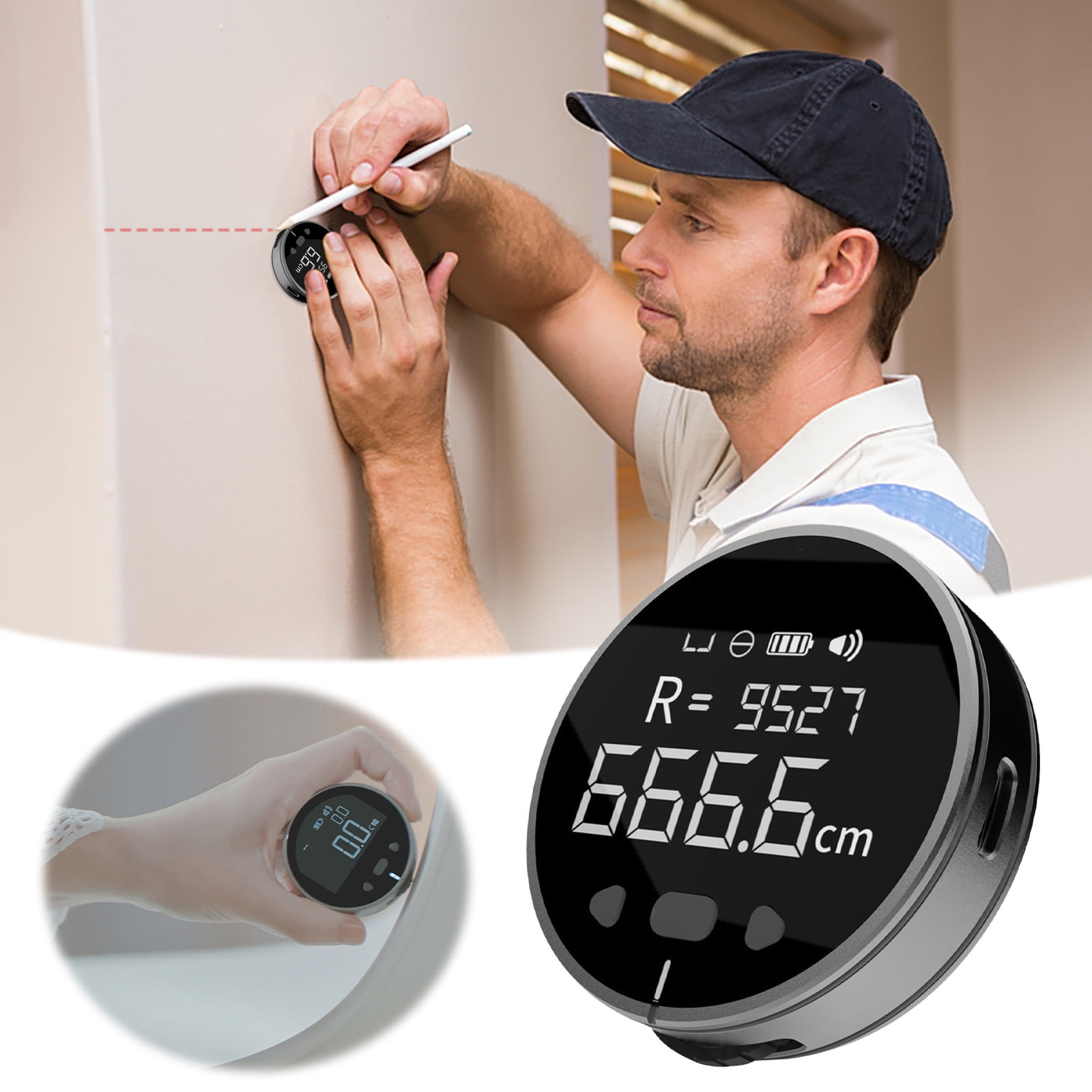 Deals of The Day Clearance! Portable Electronic Ruler, High-Precision ...