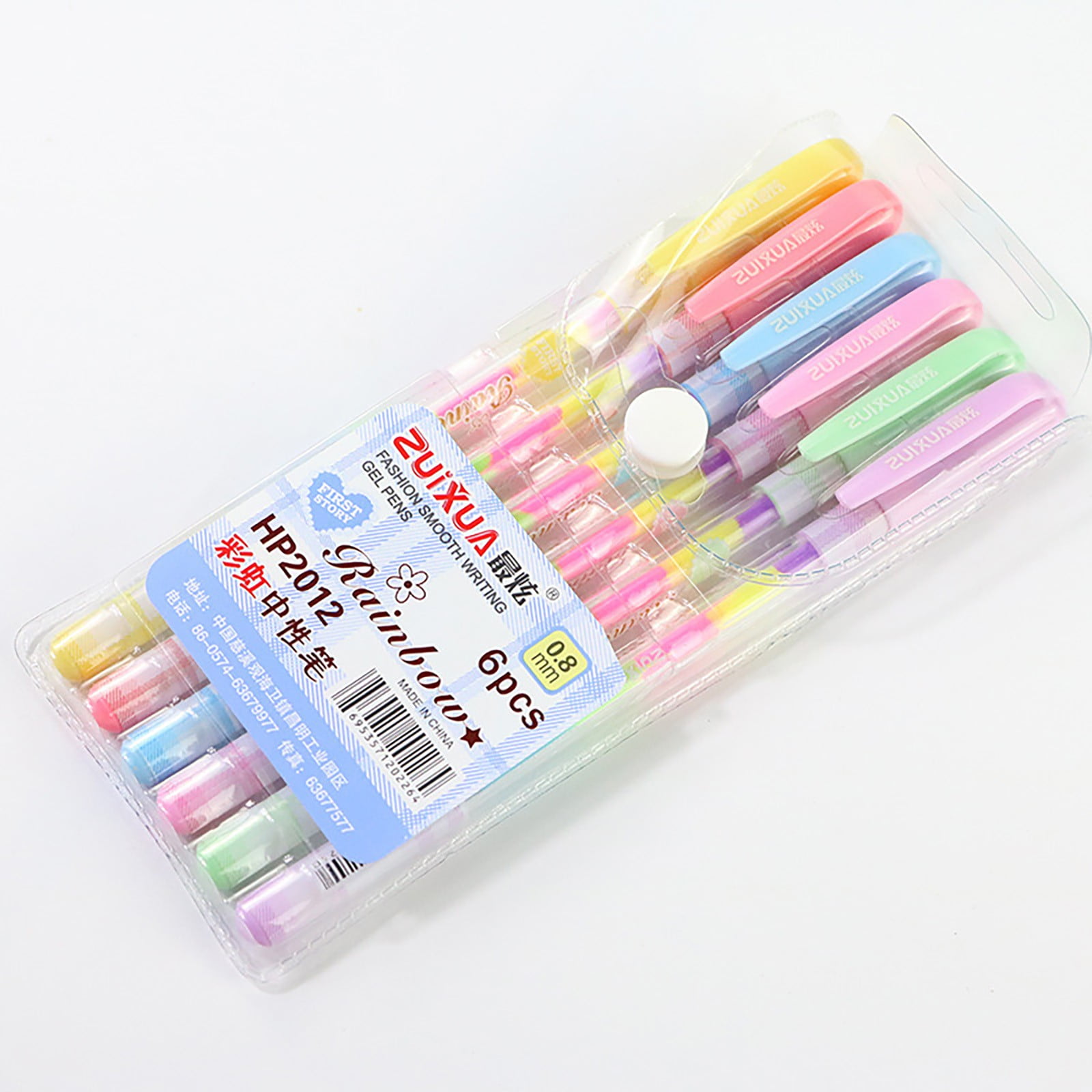 Deals Of The Day Clearance Sueyeuwdi Rainbow Neutral Pen 0.8Mm Color ...