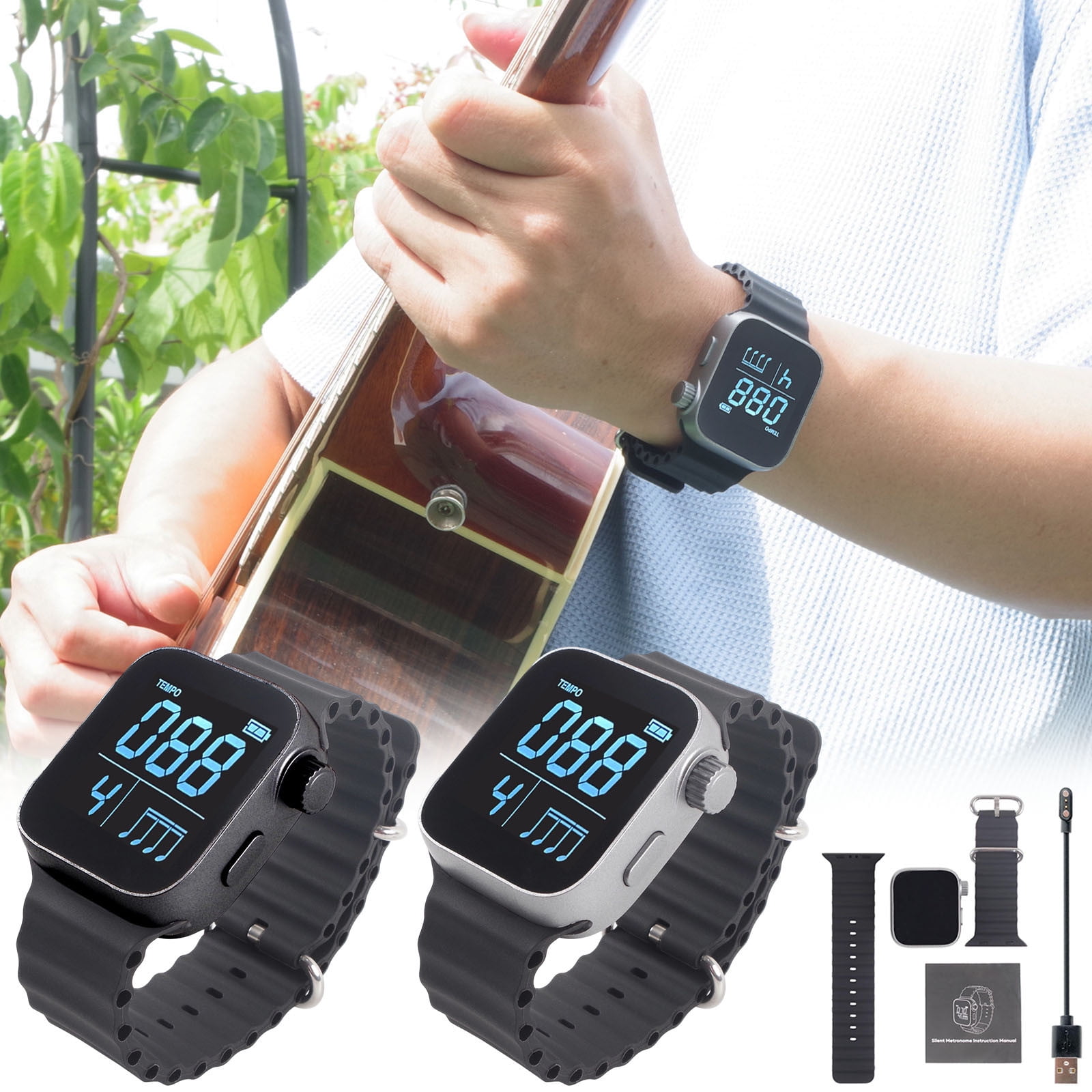Deals of The Day Clearance! Vibrating Music Watch Trainer, Wearable ...