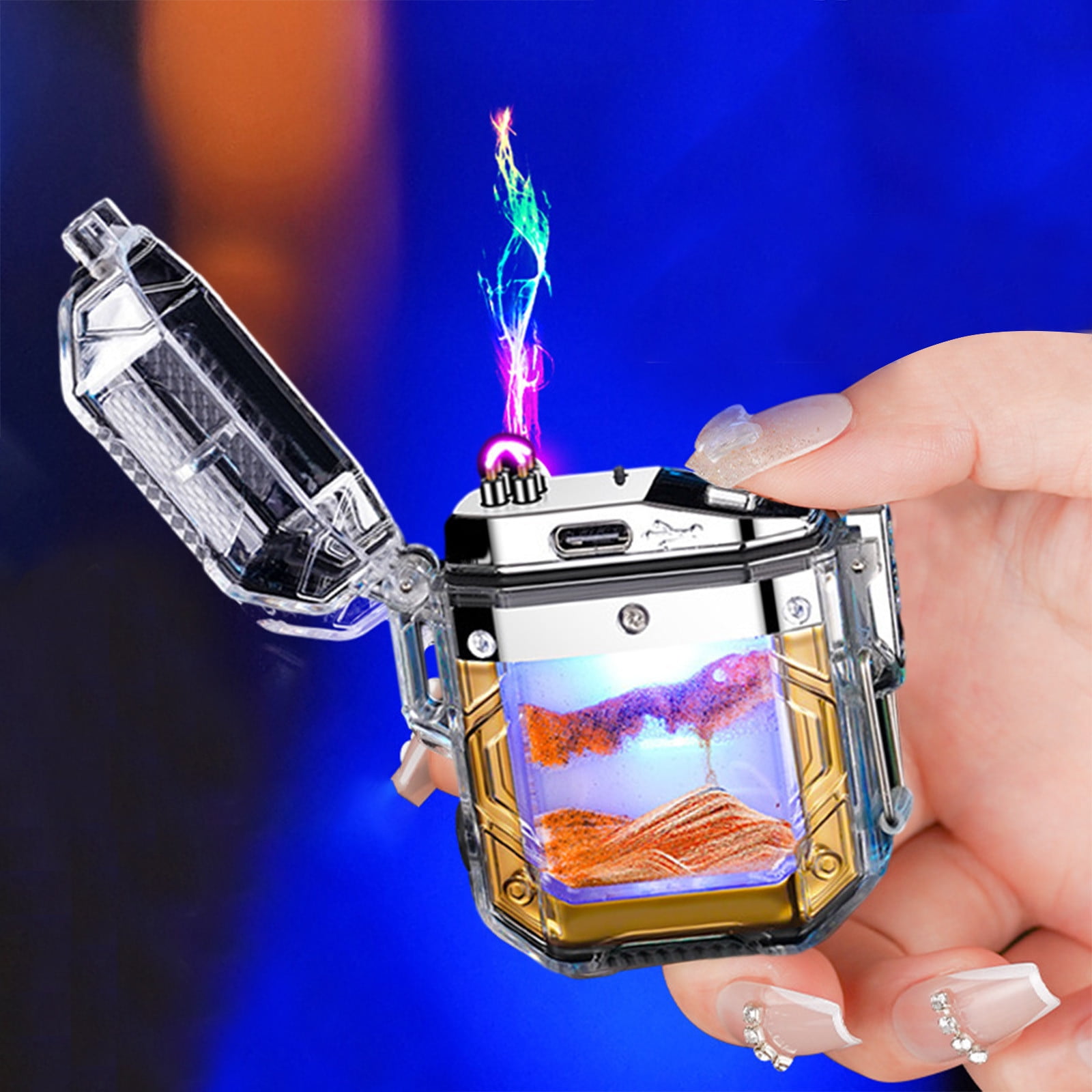 Deals of the Day! USB Rechargeable Plasma Lighter with LED Flashlight ...