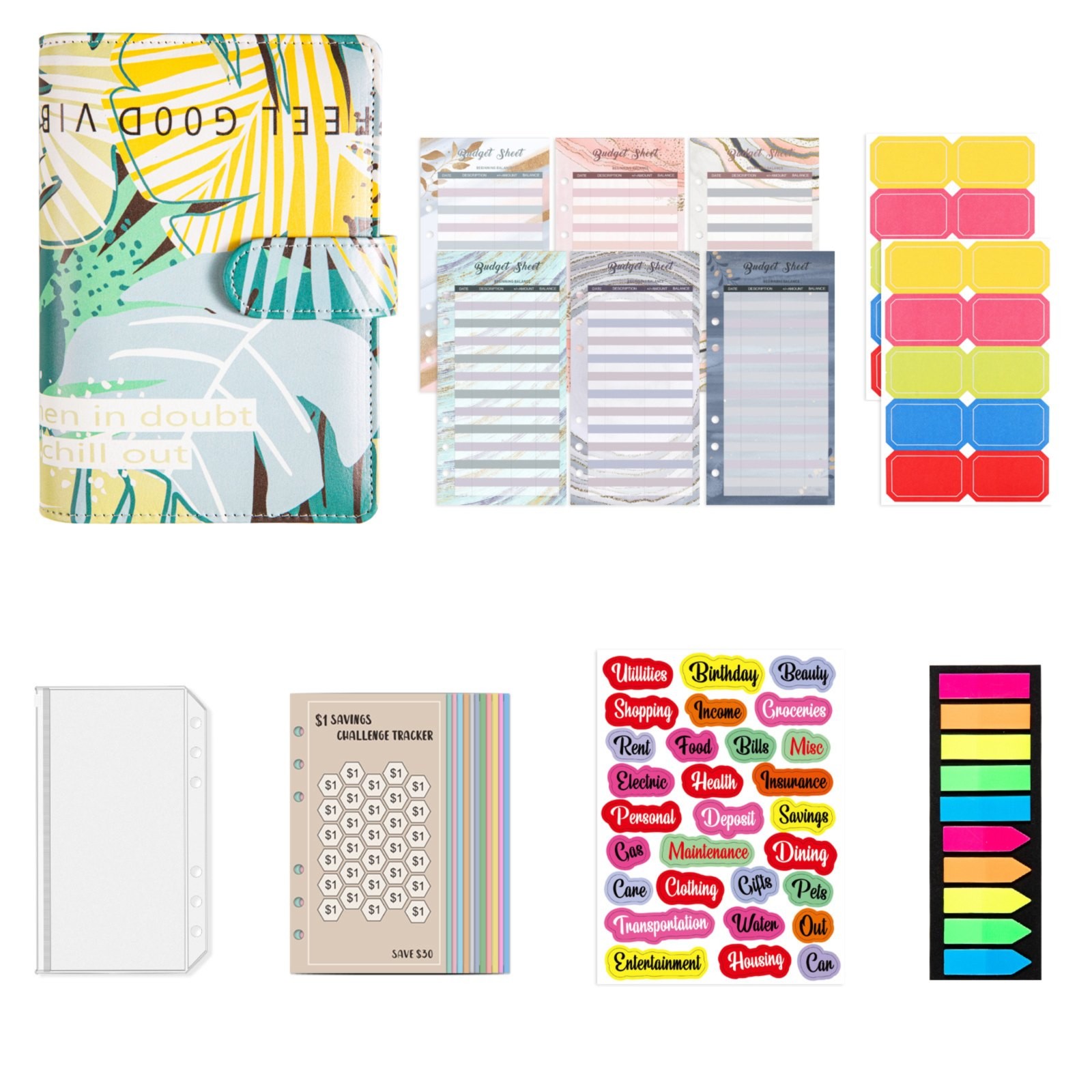 Deals Envelopes Saving Challenge Budget Planner A6 Savings Challenges ...