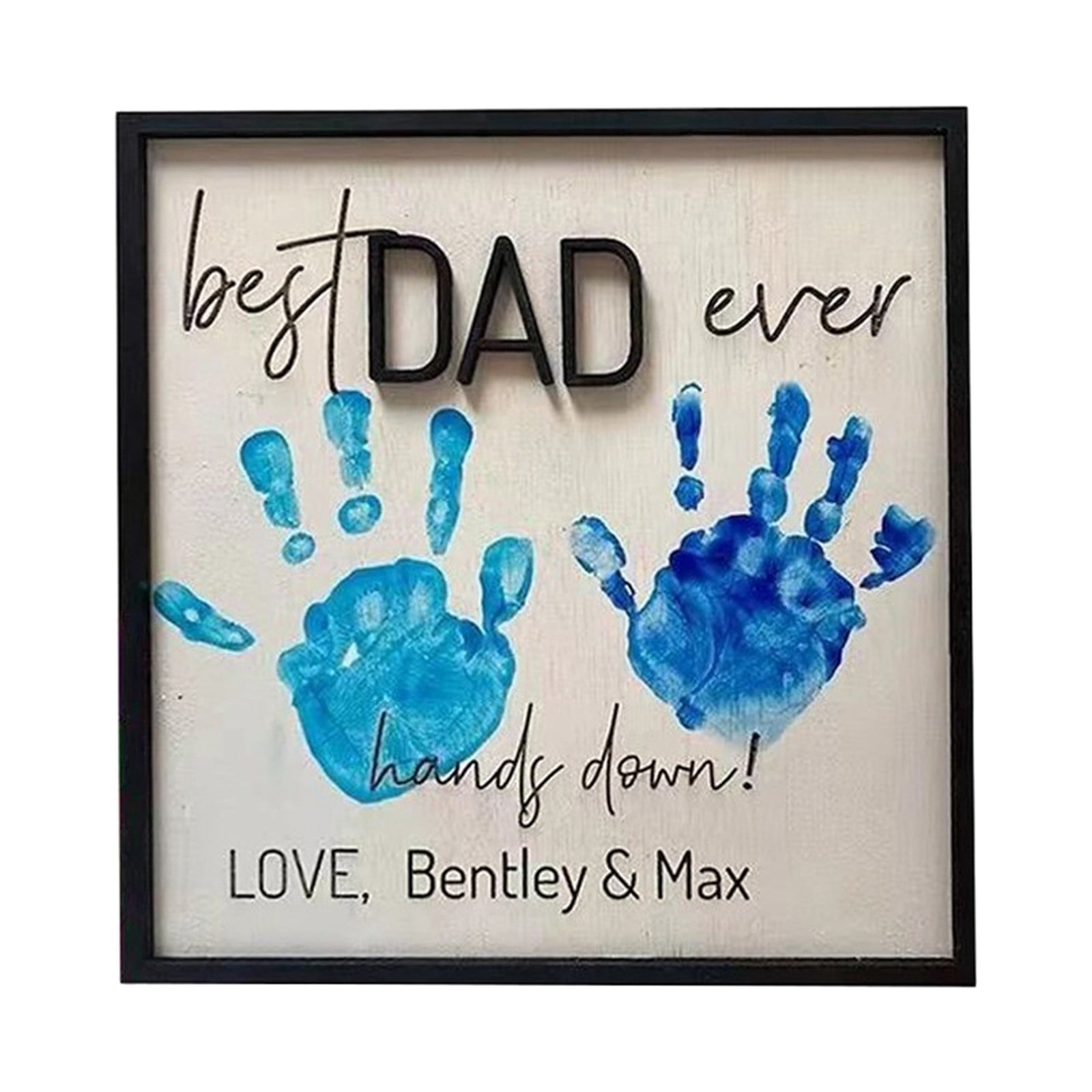 Deals! [Father's Day Exclusive] DIY Wooden Handprint Signs Creative ...