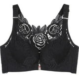 Floral Secret Comfort Rose Bra,Lace Eyelet Bras For Women Full Coverage ...