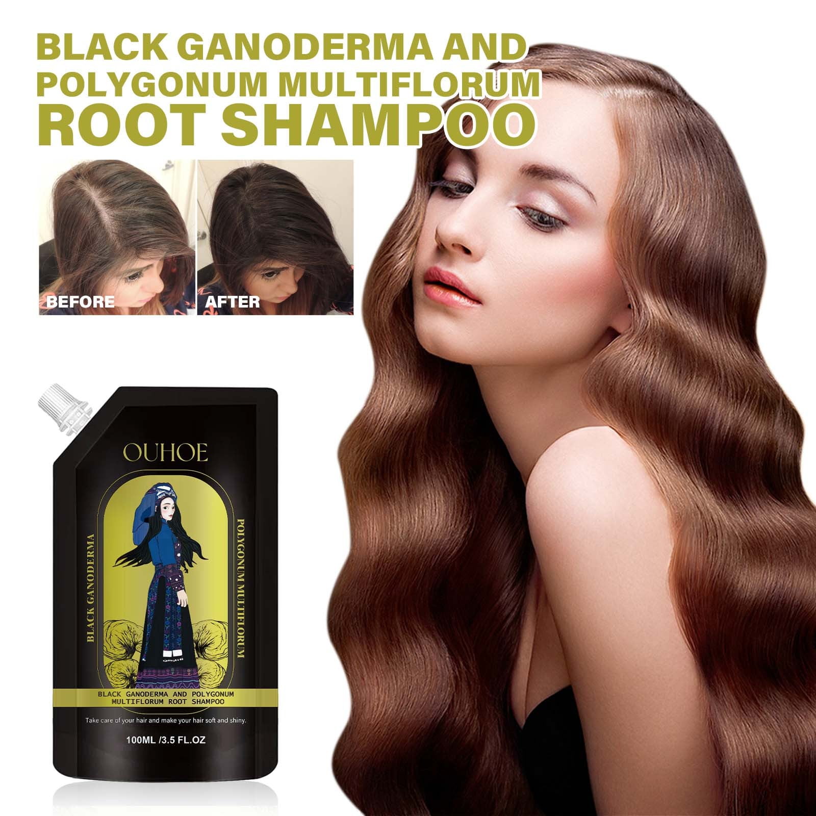 Deals Ganoderma Nigrum Plant Extract Hair Shampoo Ganoderma Nigrum ...