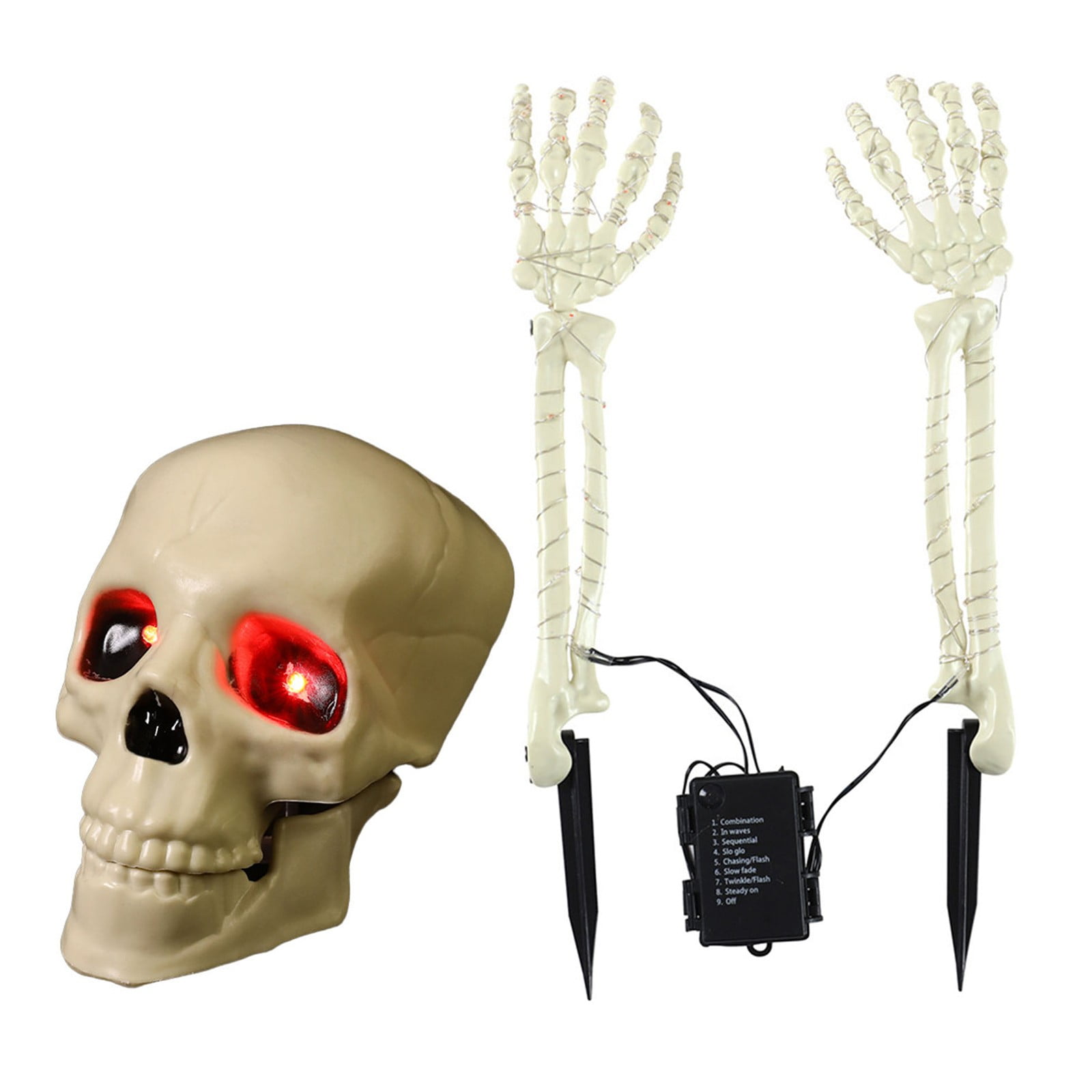 Deals Halloween Decoration Animated Zombie Groundbreaker, Light-up ...